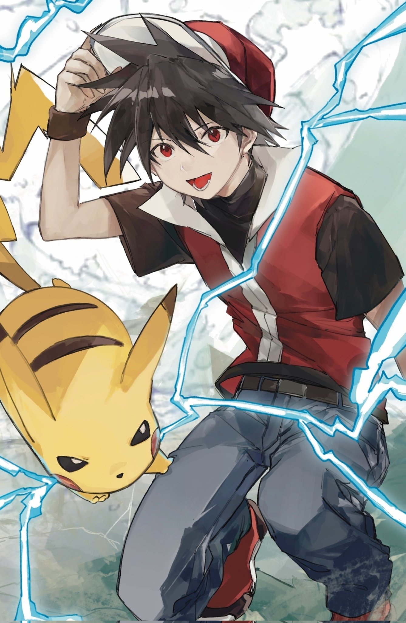 Download Pikachu Red (Pokémon) Video Game Pokemon Art