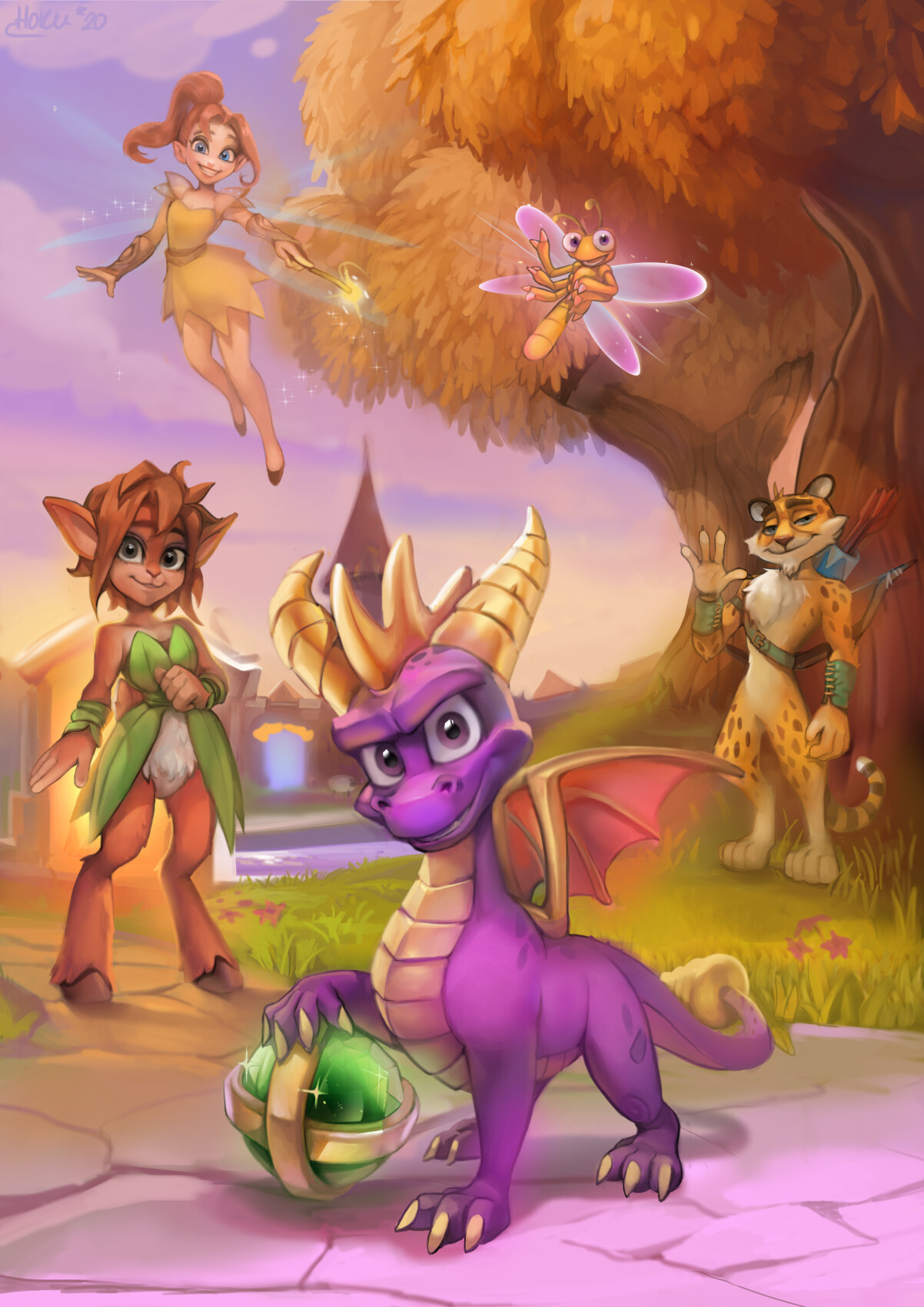 Spyro Reignited Trilogy Art