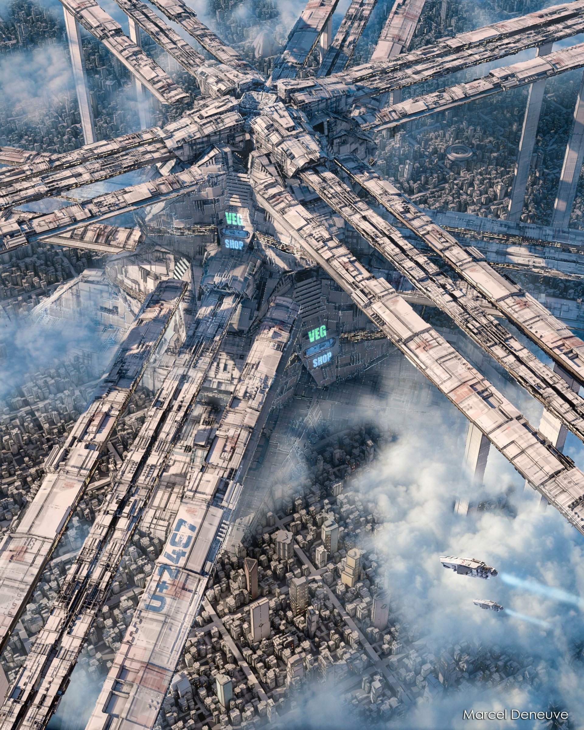 Vegetable Shop by Marcel Deneuve