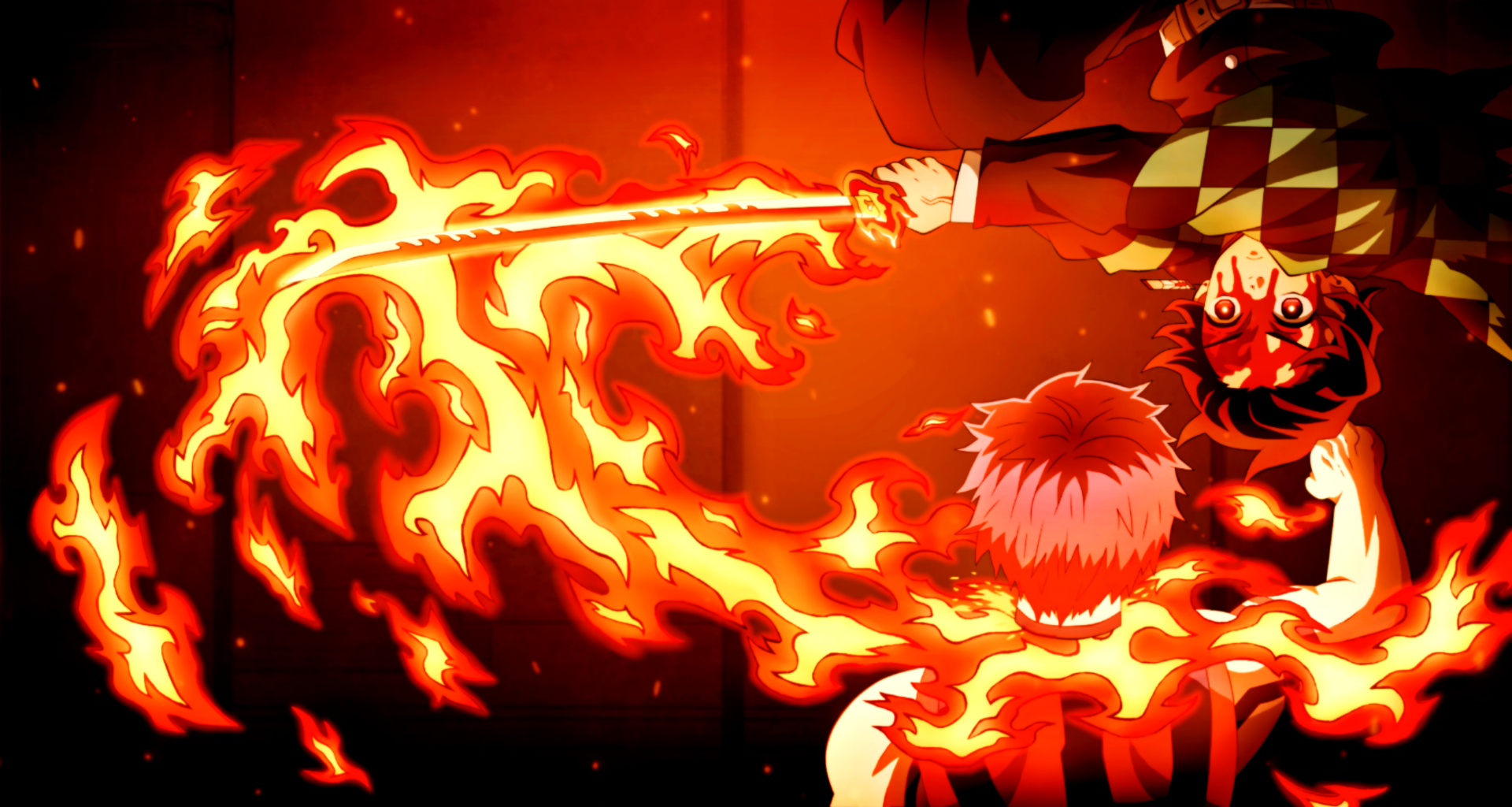 Demon Slayer: Kimetsu no Yaiba - Tanjiro vs Akaza - Infinity Castle Arc ...