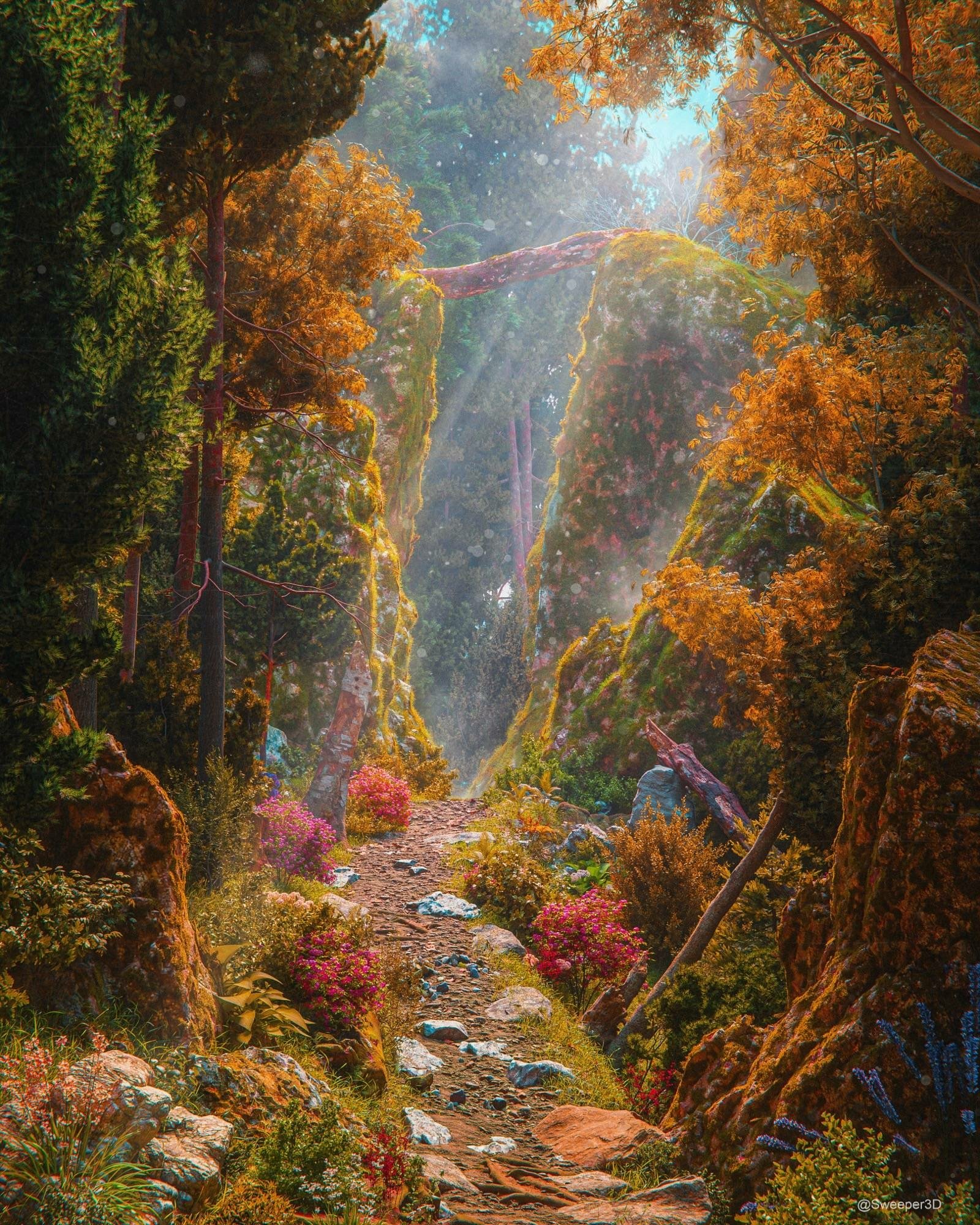 Download Man Made Path Art