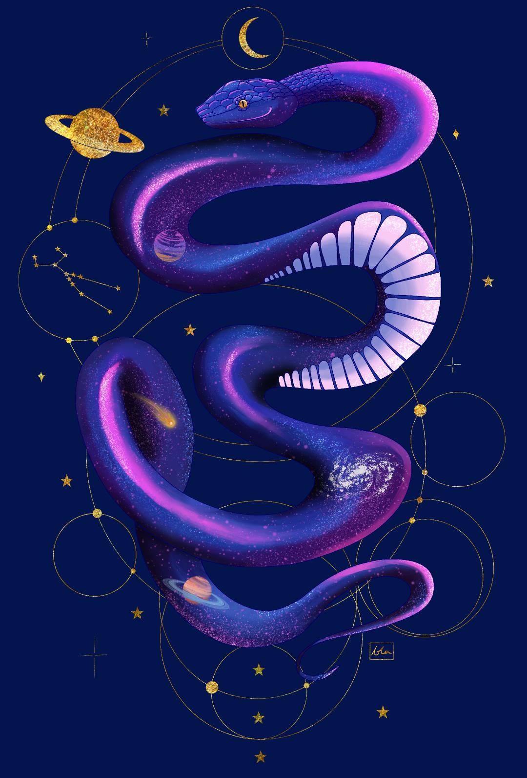 Space Snake by Correct_Assumption90