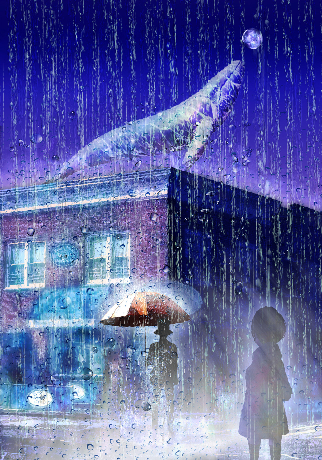 Download Anime Rain Rain Anime Art