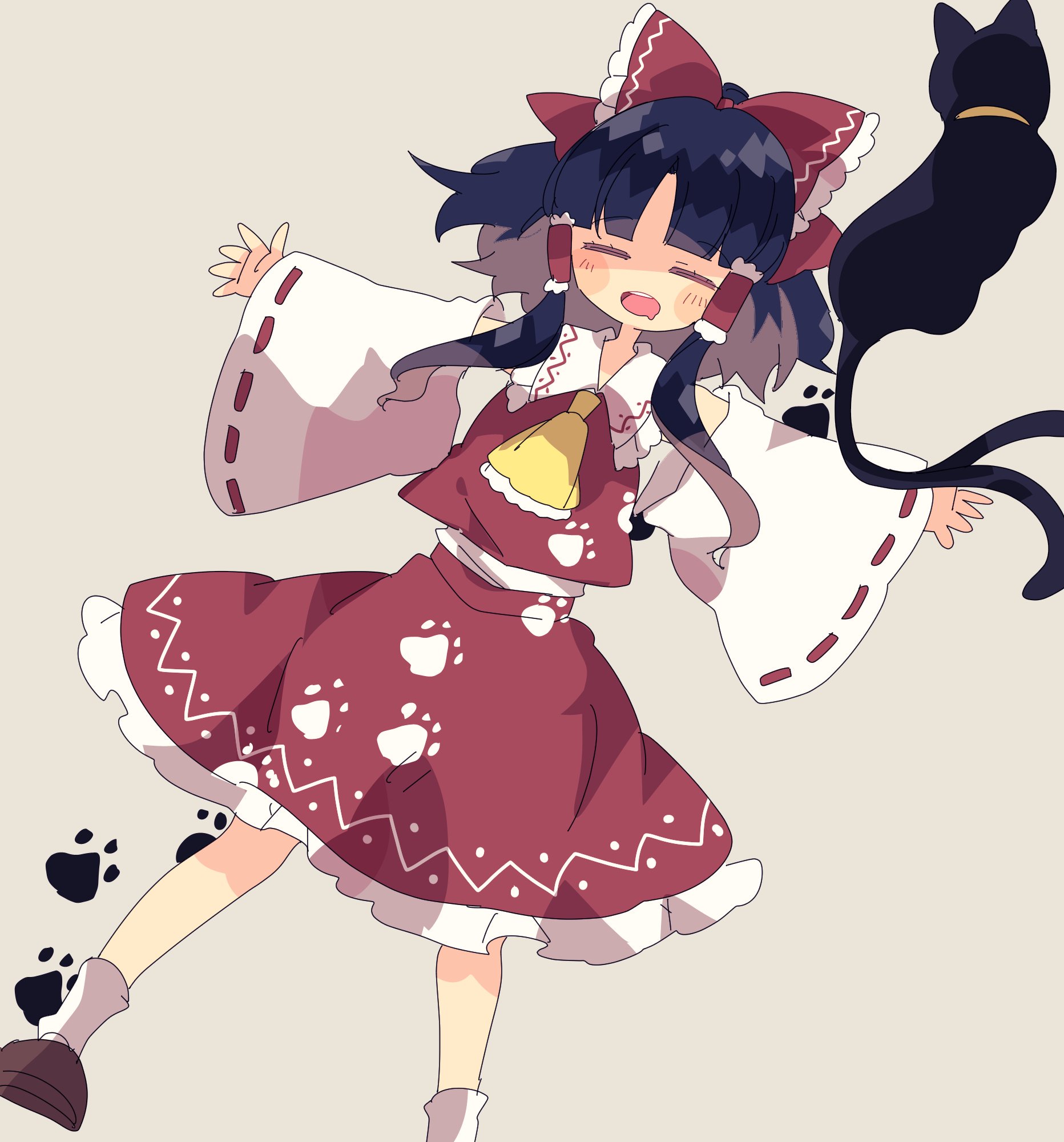 Download Reimu Hakurei Anime Touhou Art