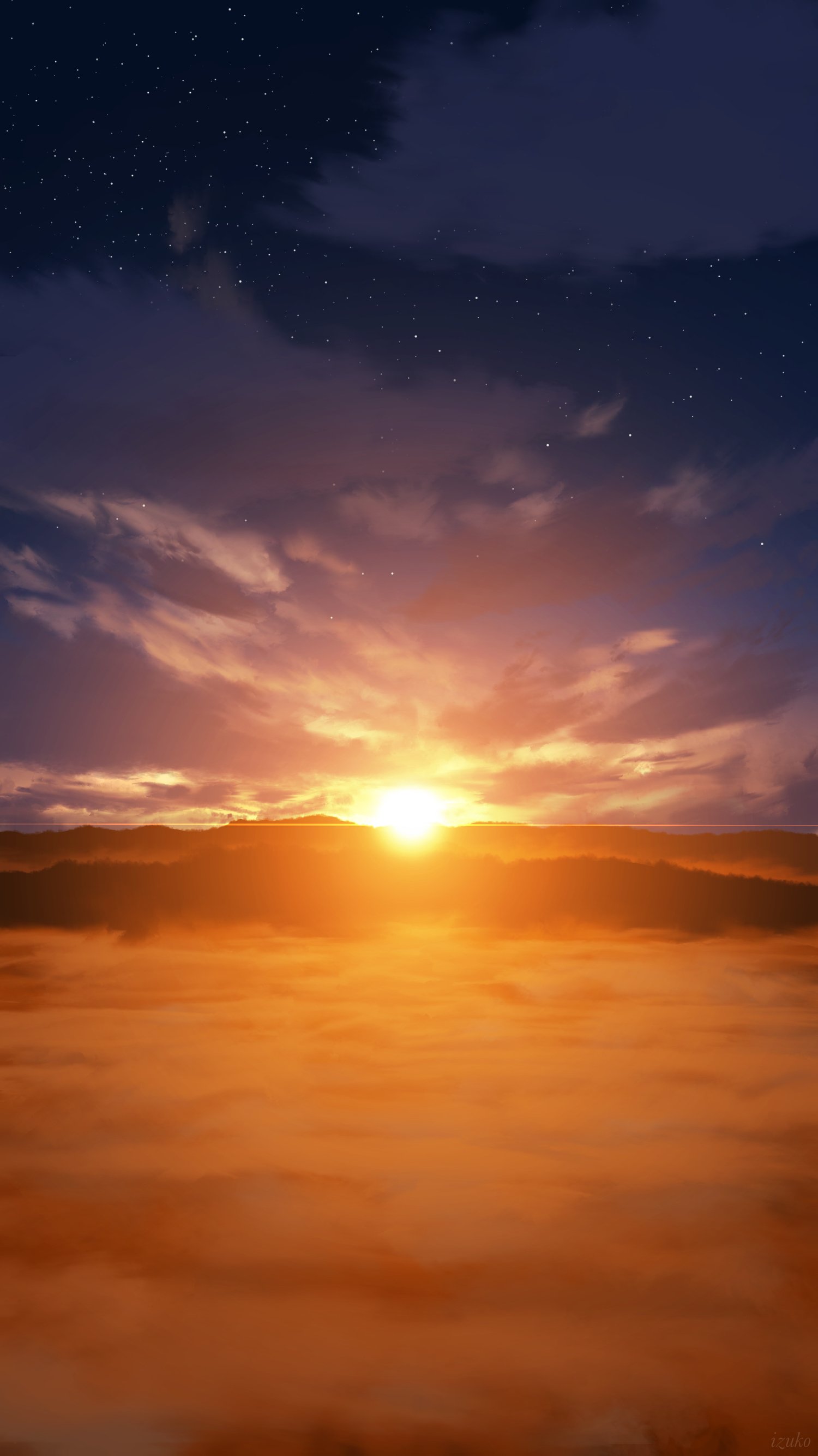 Download Anime Sunrise Art