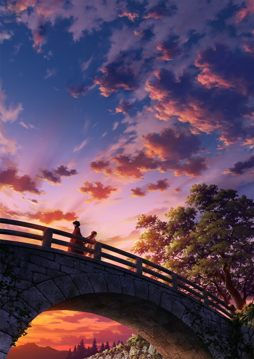 Download Sky Anime Bridge Sky Anime Art