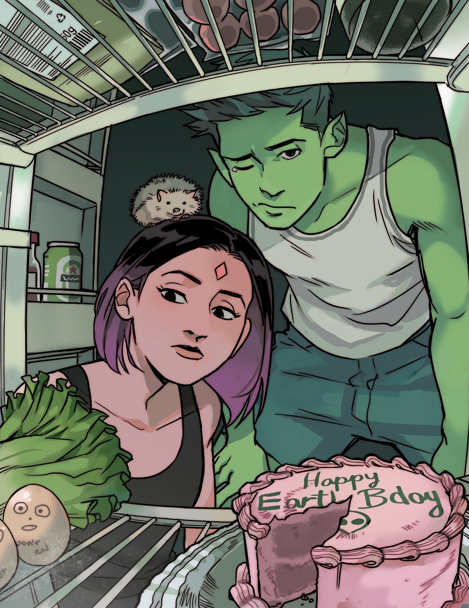 Download Rachel Roth Garfield Logan Beast Boy Raven (DC Comics) Comic ...