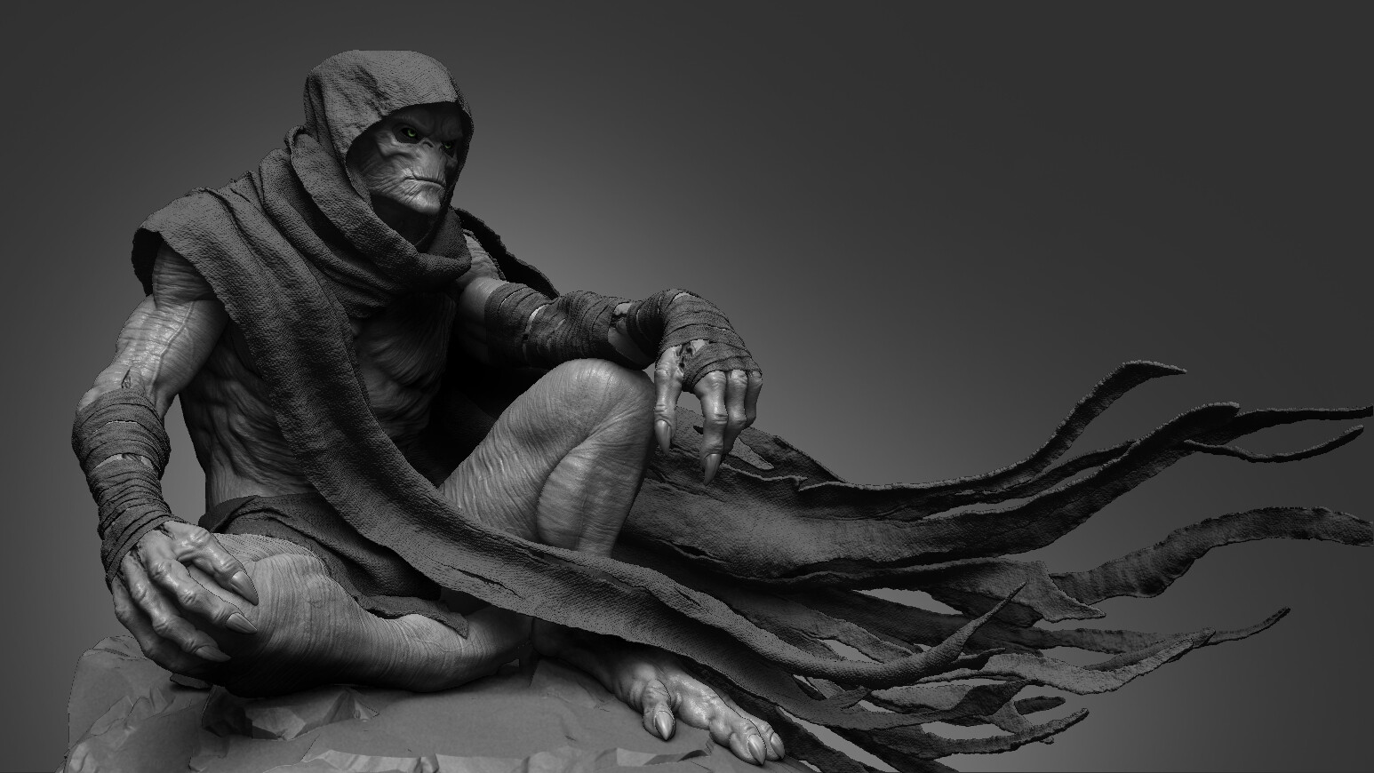 Gorr the God Butcher Art by Velimir Kondic