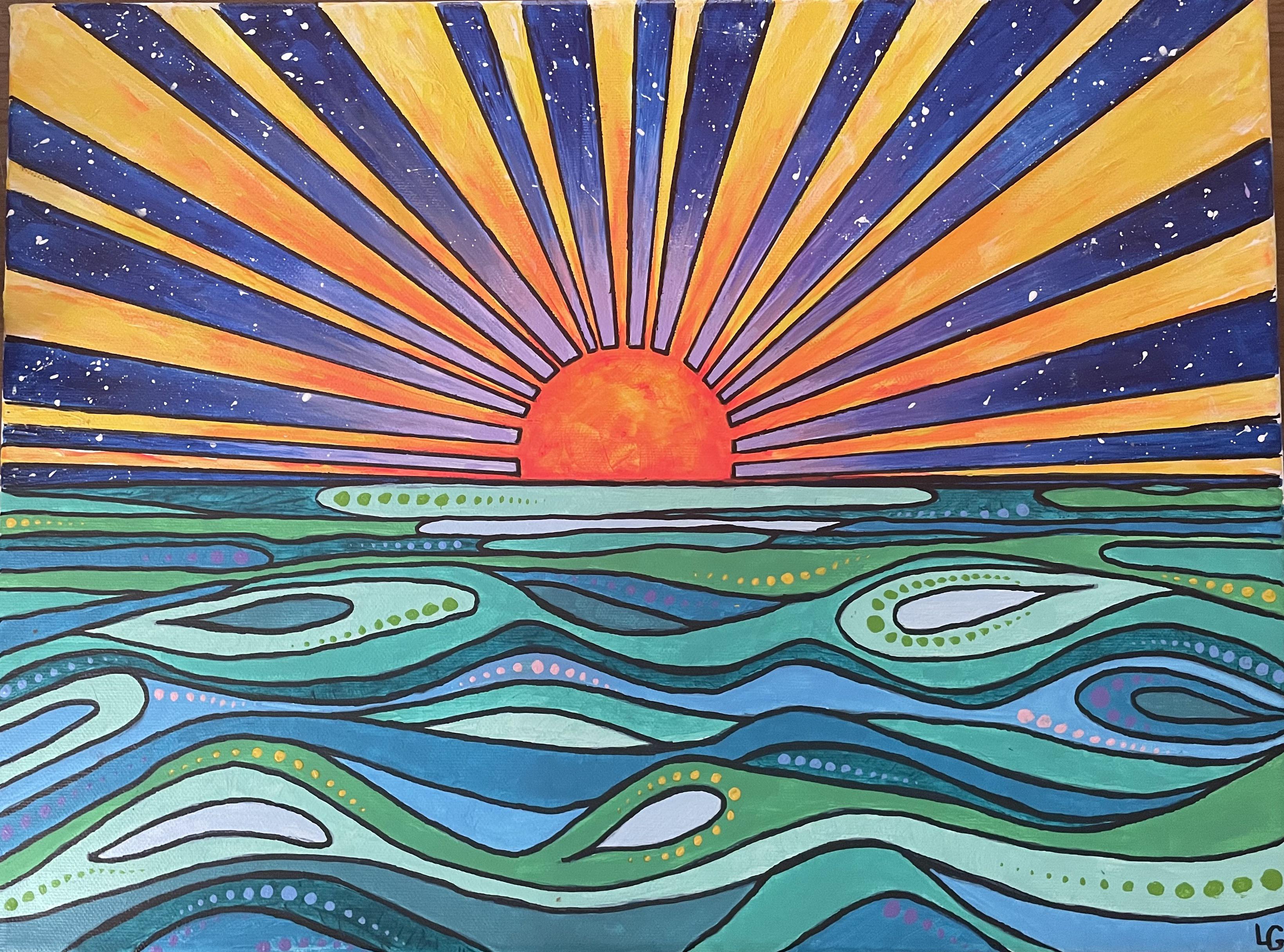 Sunrise At Sea by @linds.alot