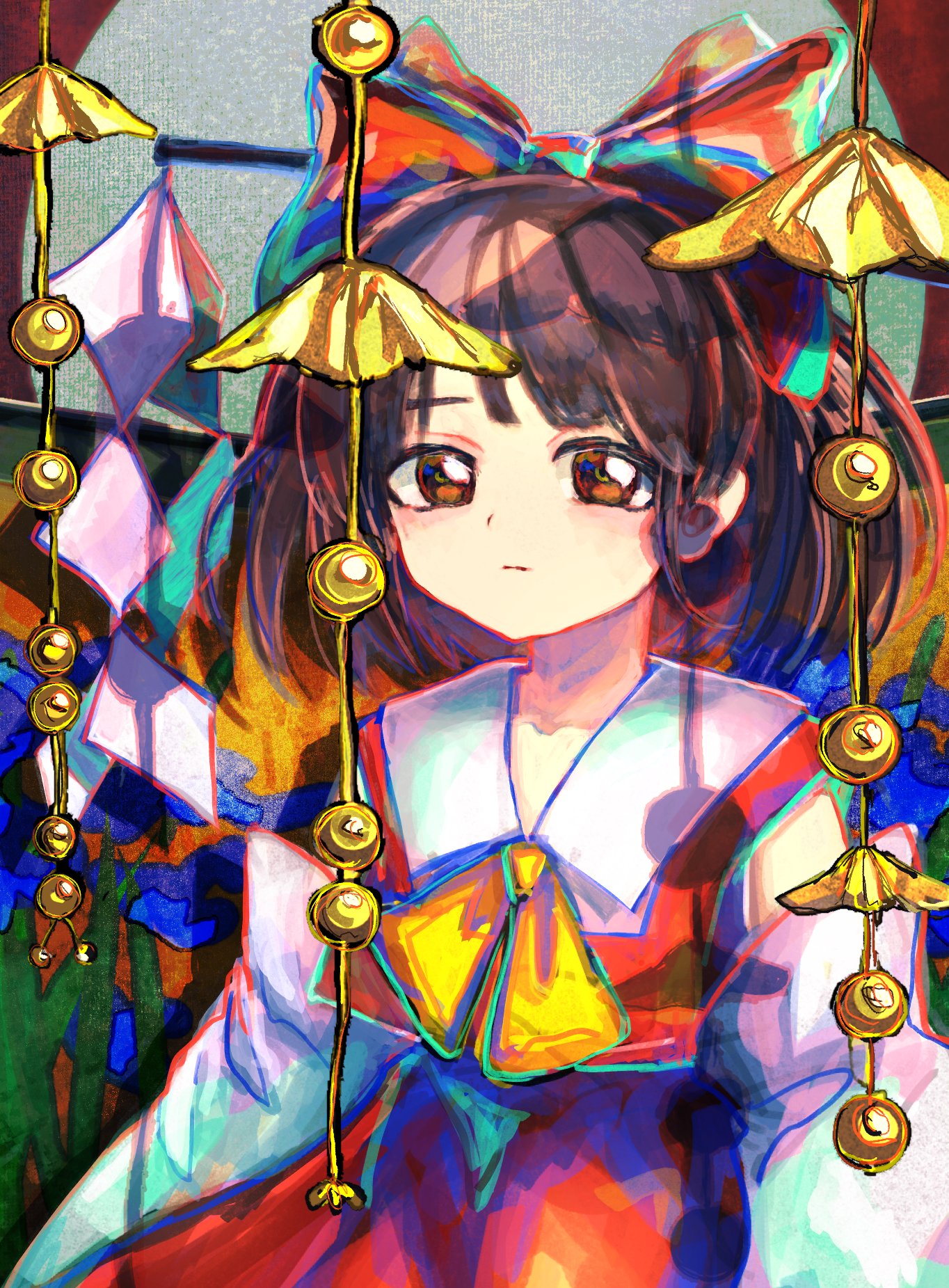 Download Reimu Hakurei Anime Touhou Art