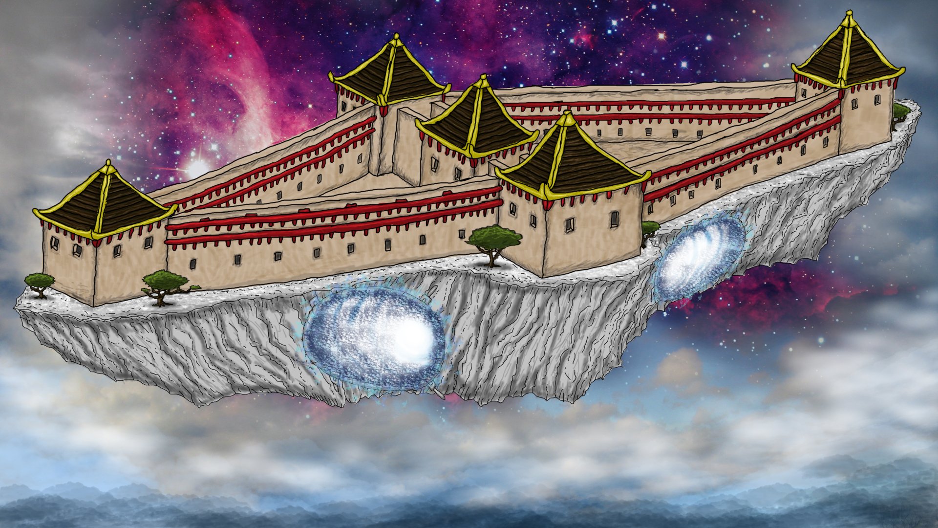 Flying Castle by CRInszinerator