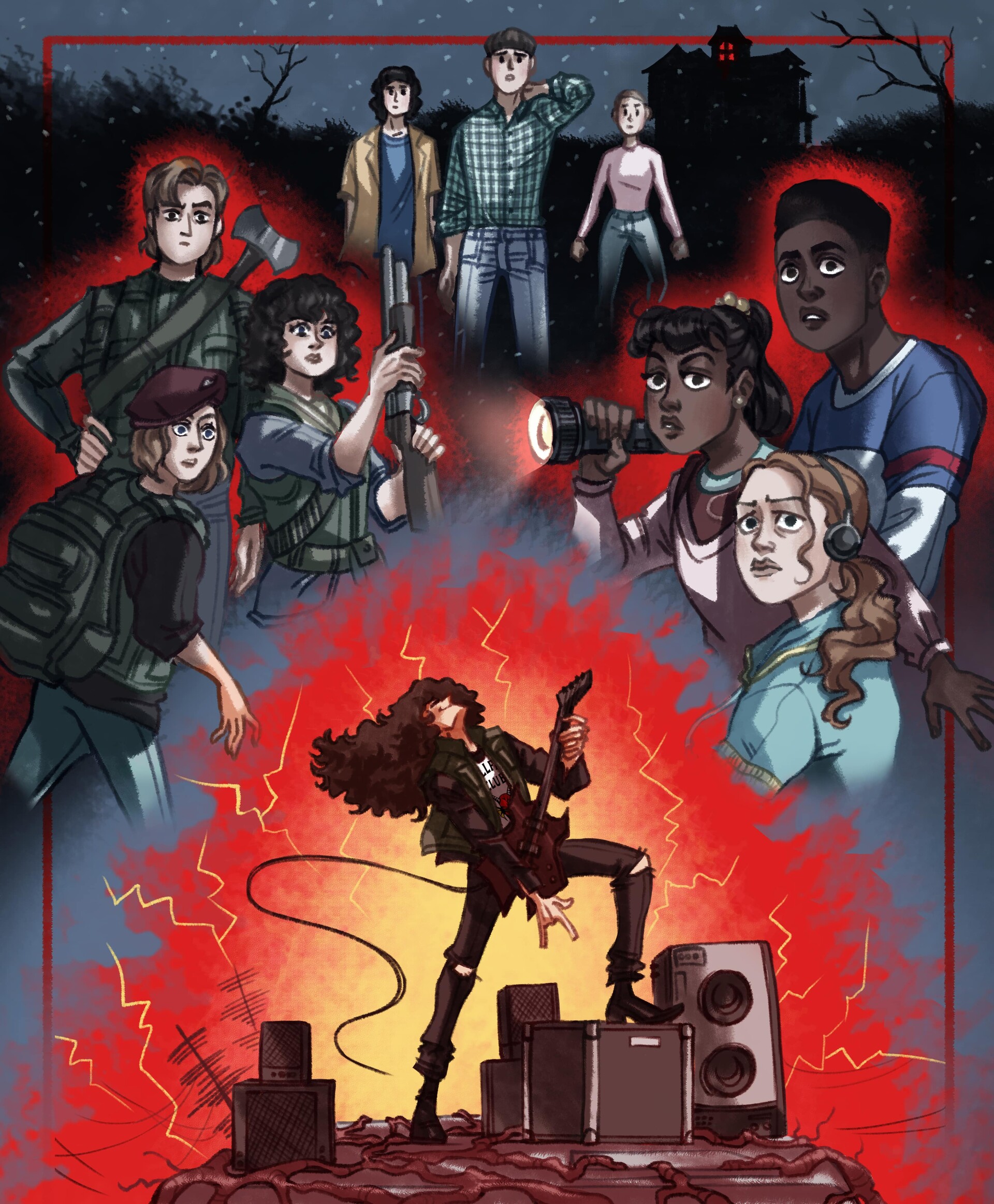 Download TV Show Stranger Things Art