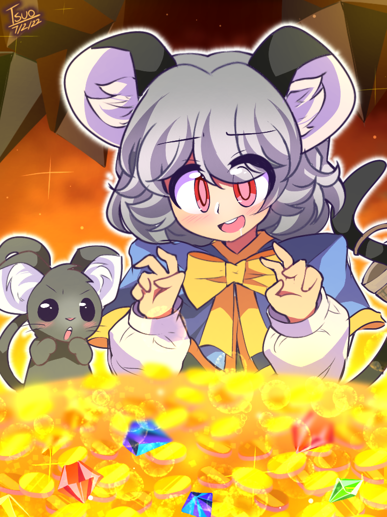 Nazrin (Touhou) - Desktop Wallpapers, Phone Wallpaper, PFP, Gifs, and More!