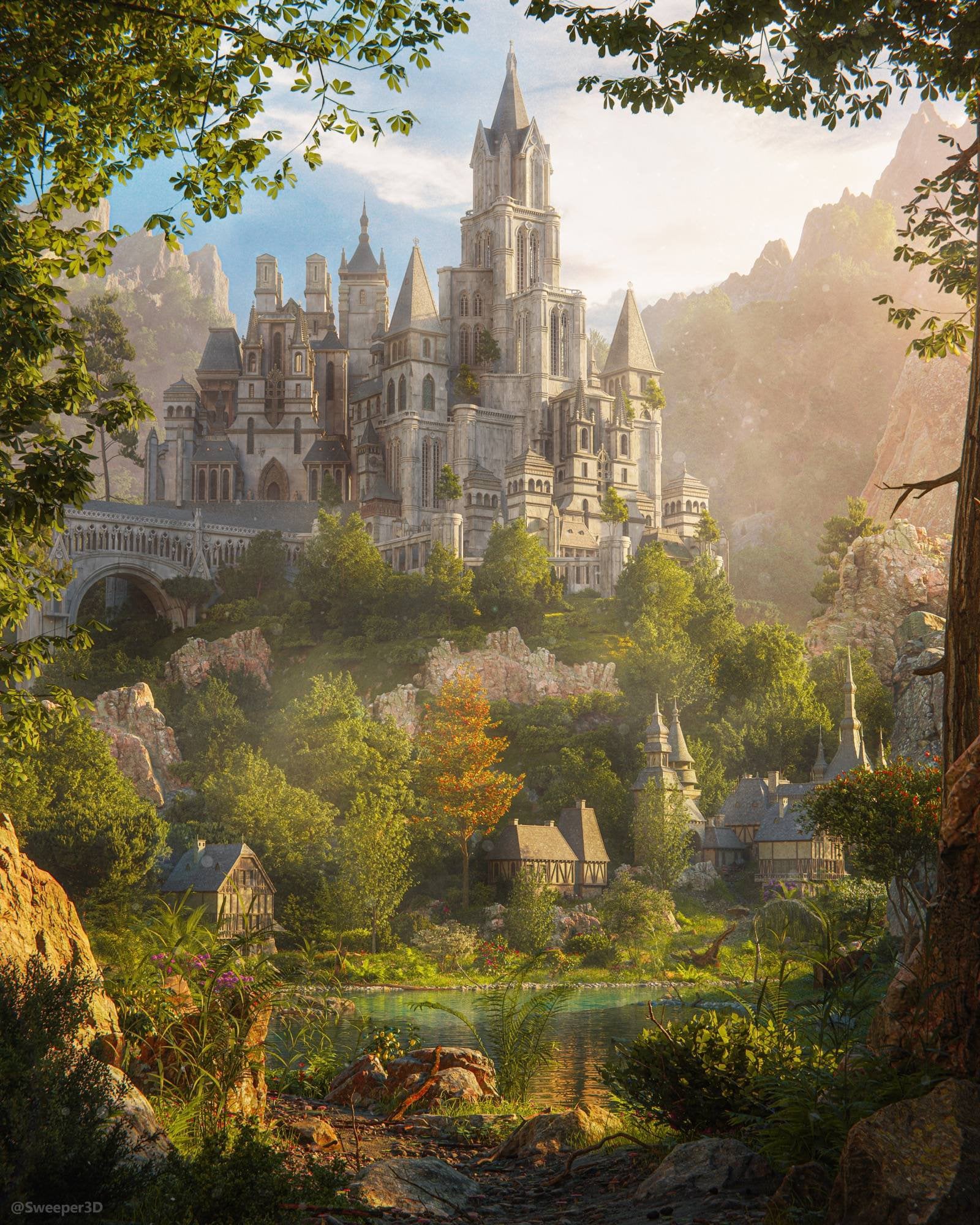 The Enchanted Citadel of Eldoria