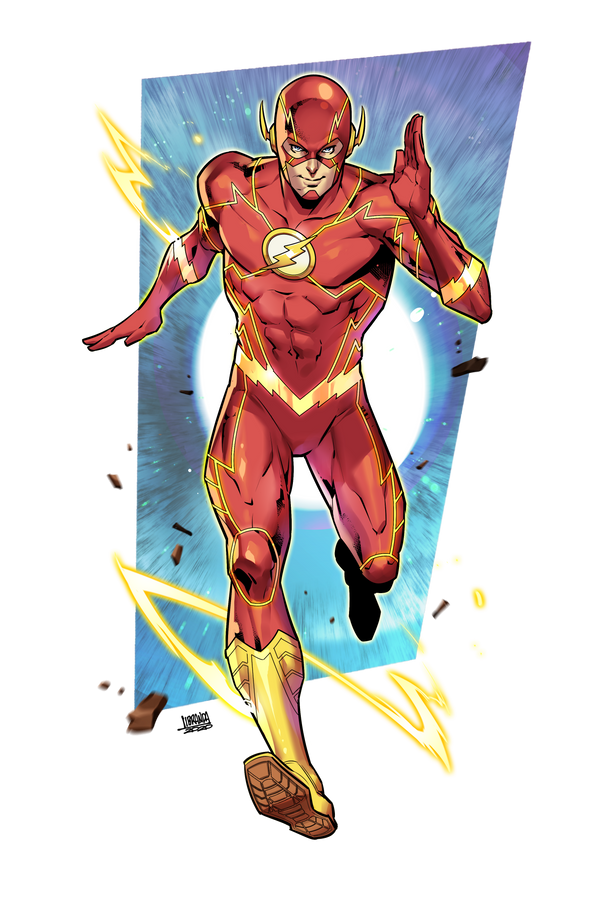 Download Barry Allen Comic Flash Art