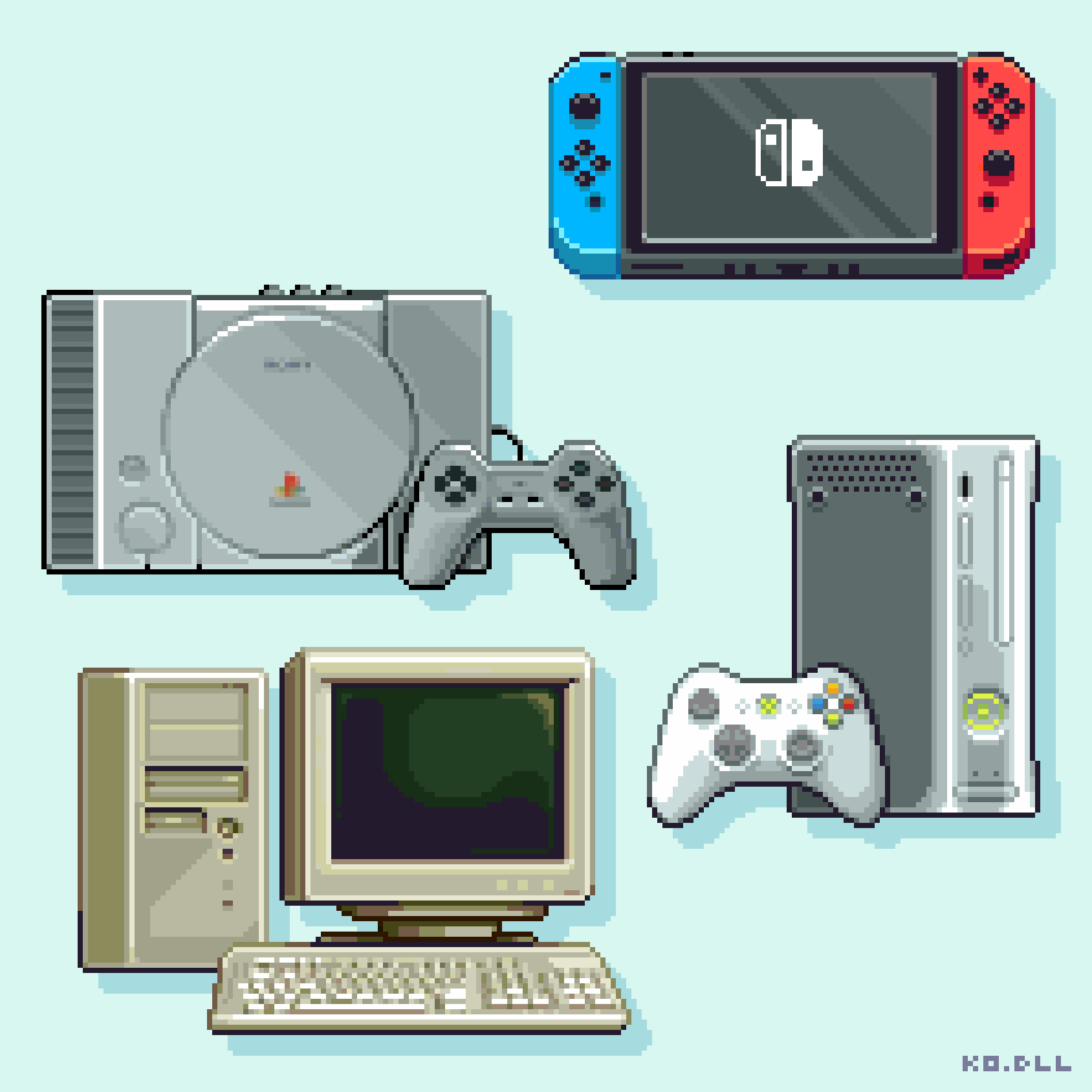 Some random machines.