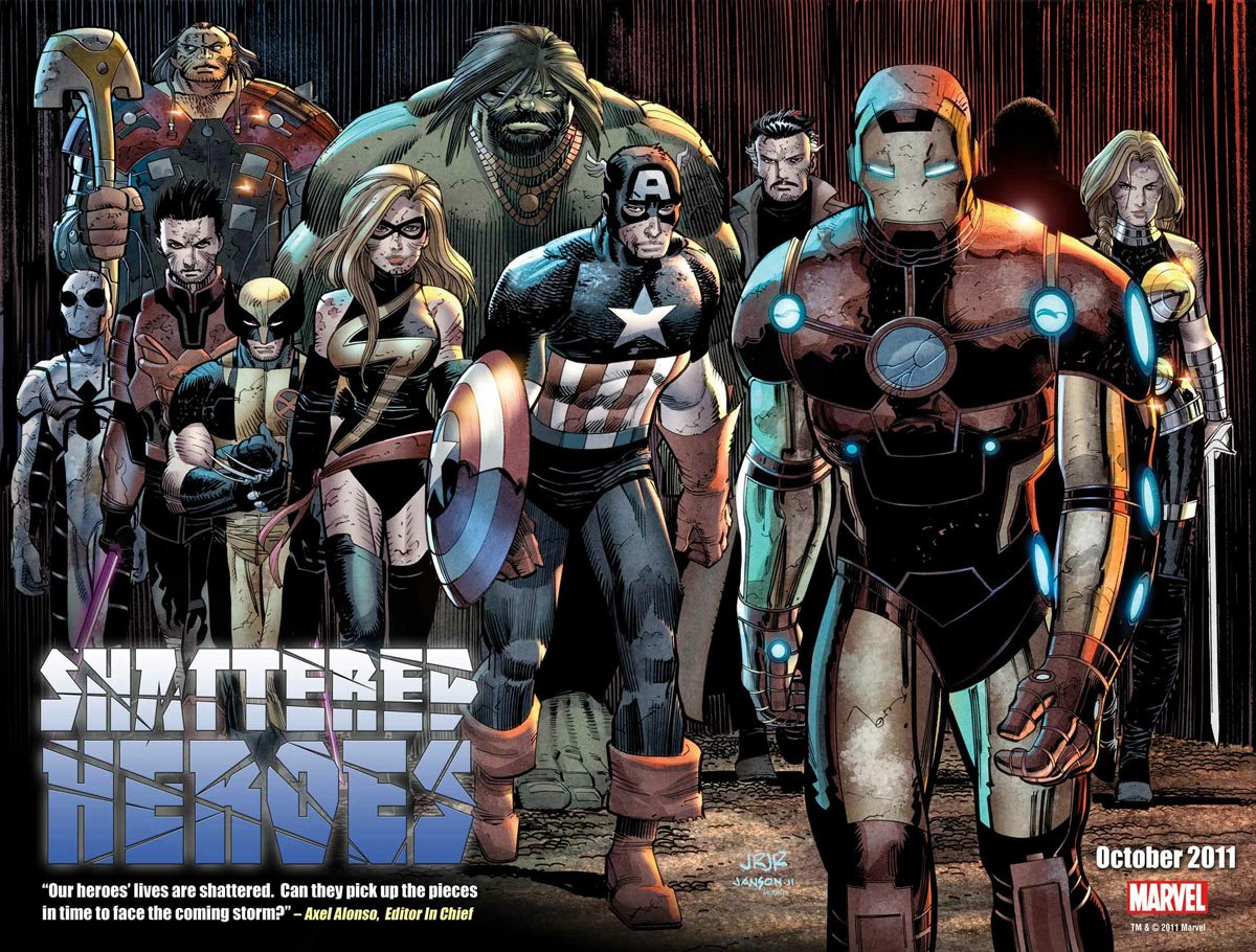 Marvel's Iconic Heroes: A Clash of Carol Danvers, Hulk, and More!