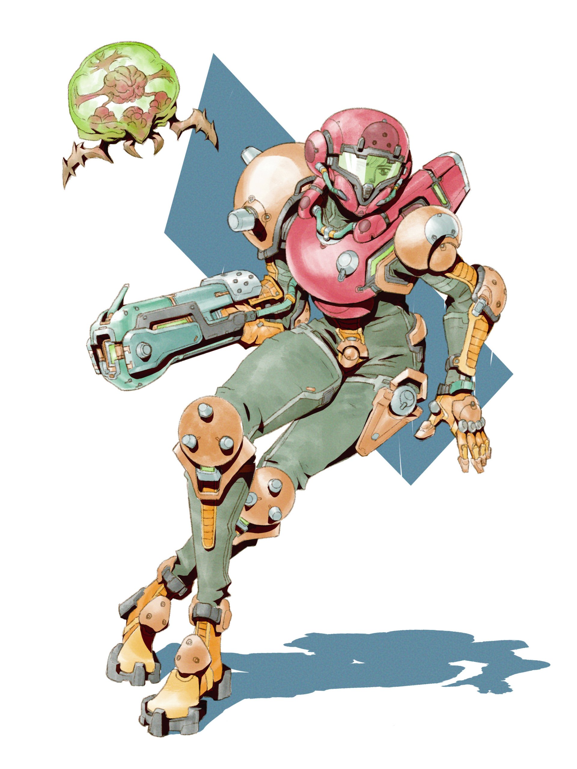 Download Samus Aran Video Game Metroid Sci Fi Character Design Art