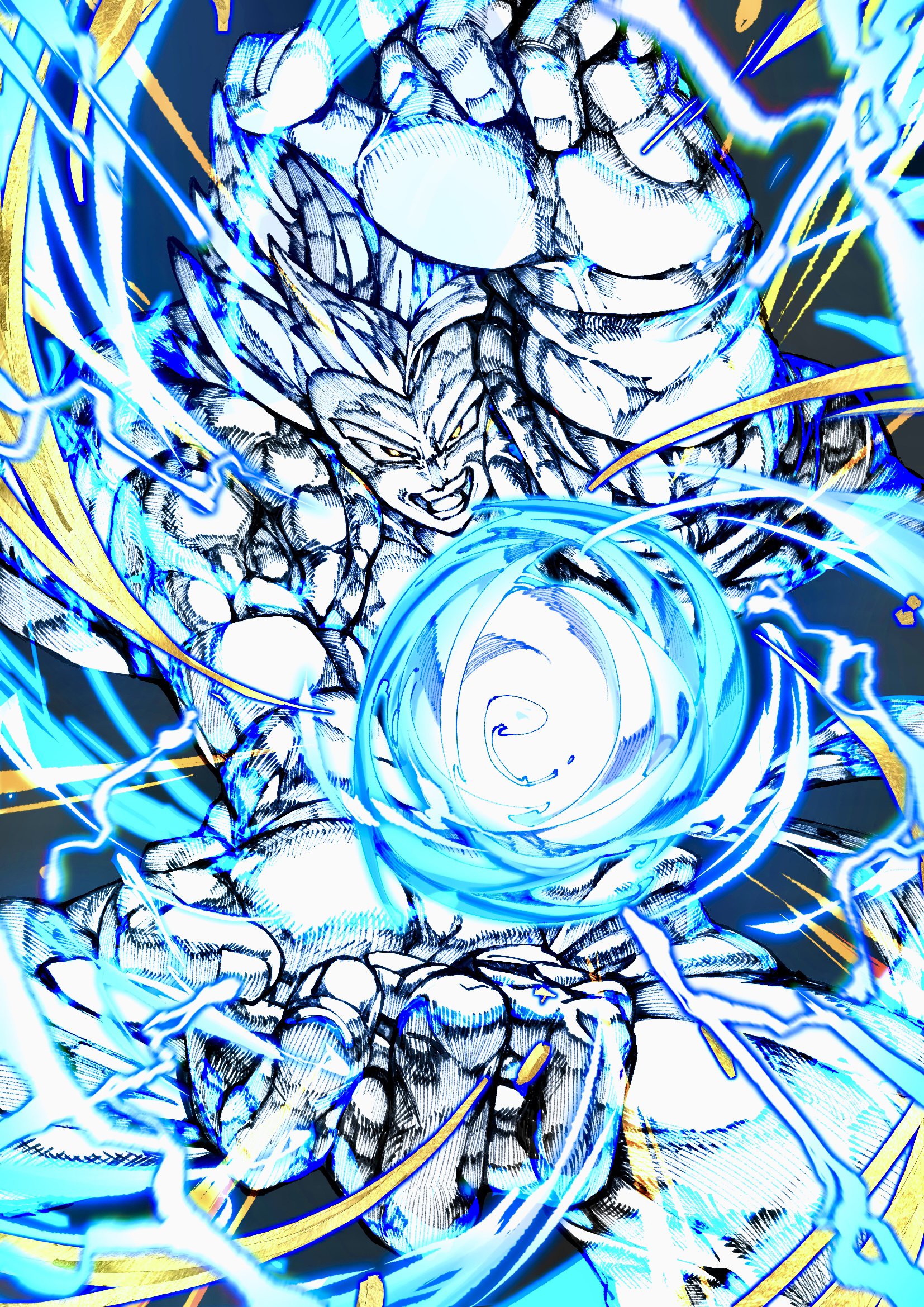 Gogeta Unleashed: Dragon Ball's Thunderous Power Burst