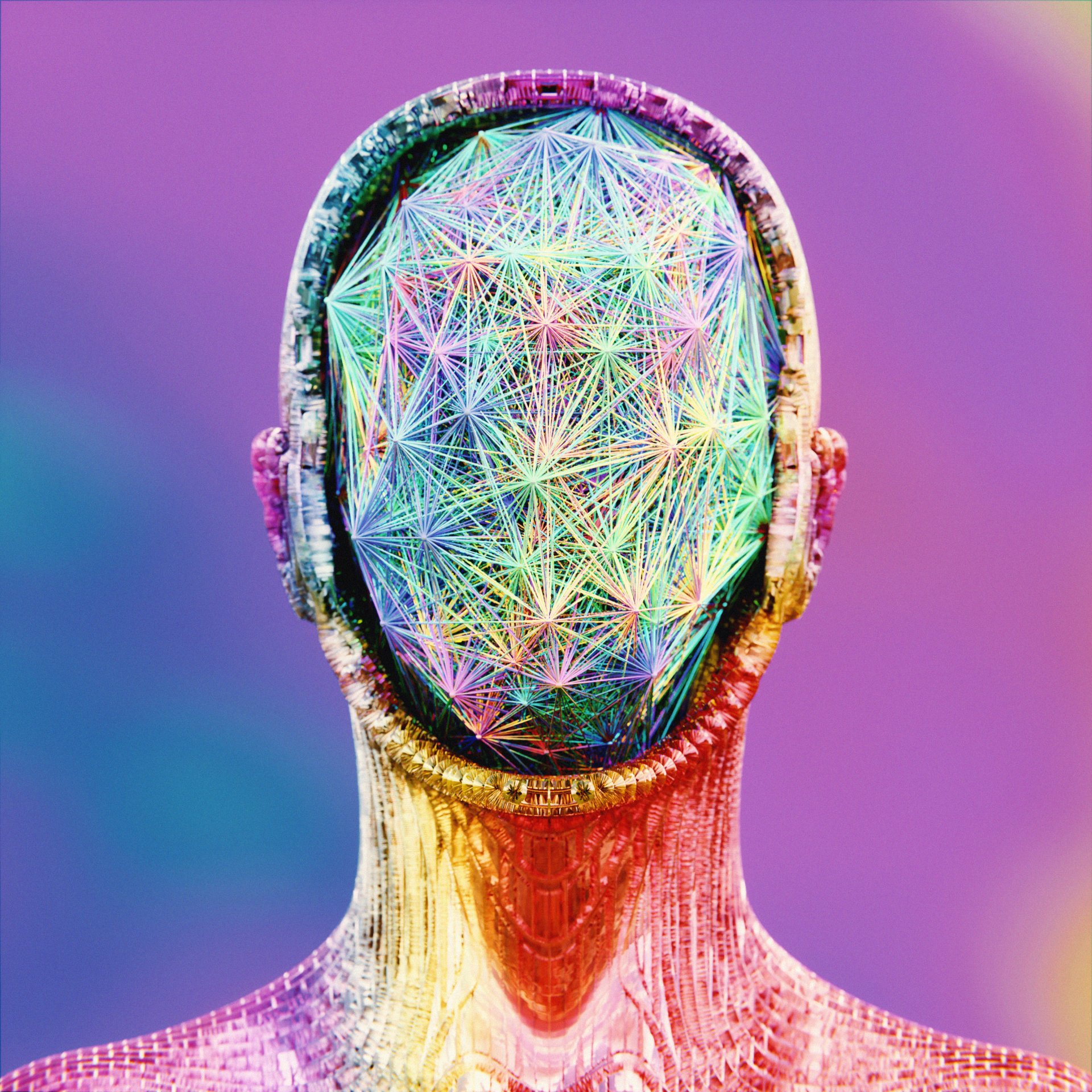 Download Artistic Human Abstract Digital Art 3D Rendering Art