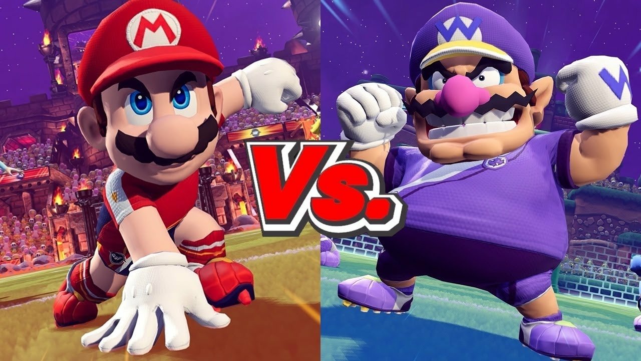 Mario (Rockets) VS Wario (Spikes) ⚽🎮 by Xgamer 744