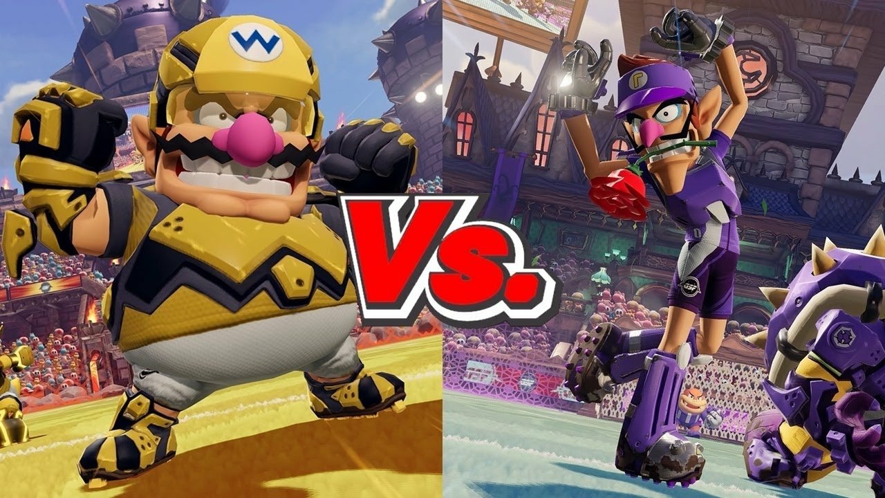 Wario (Charms) Vs. Waluigi (Spikes) ⚽🎮 by Xgamer 744