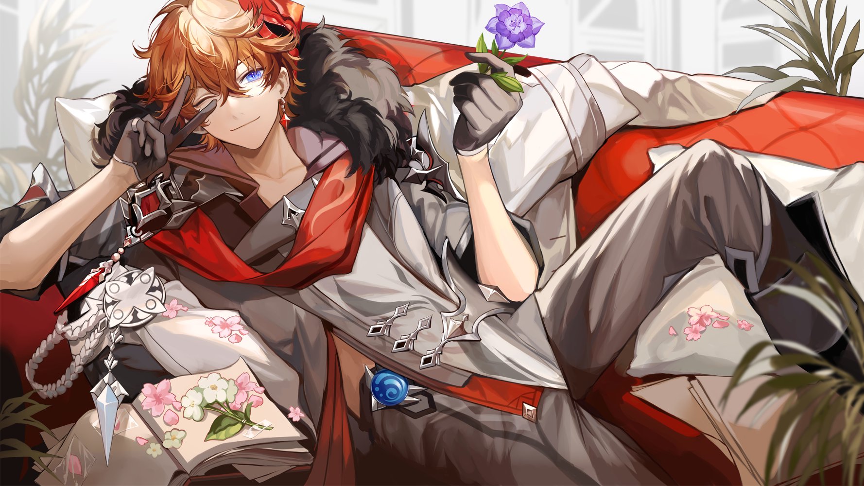 Tartaglia Childe Relaxing – Genshin Impact Adventure Hero Spotlight