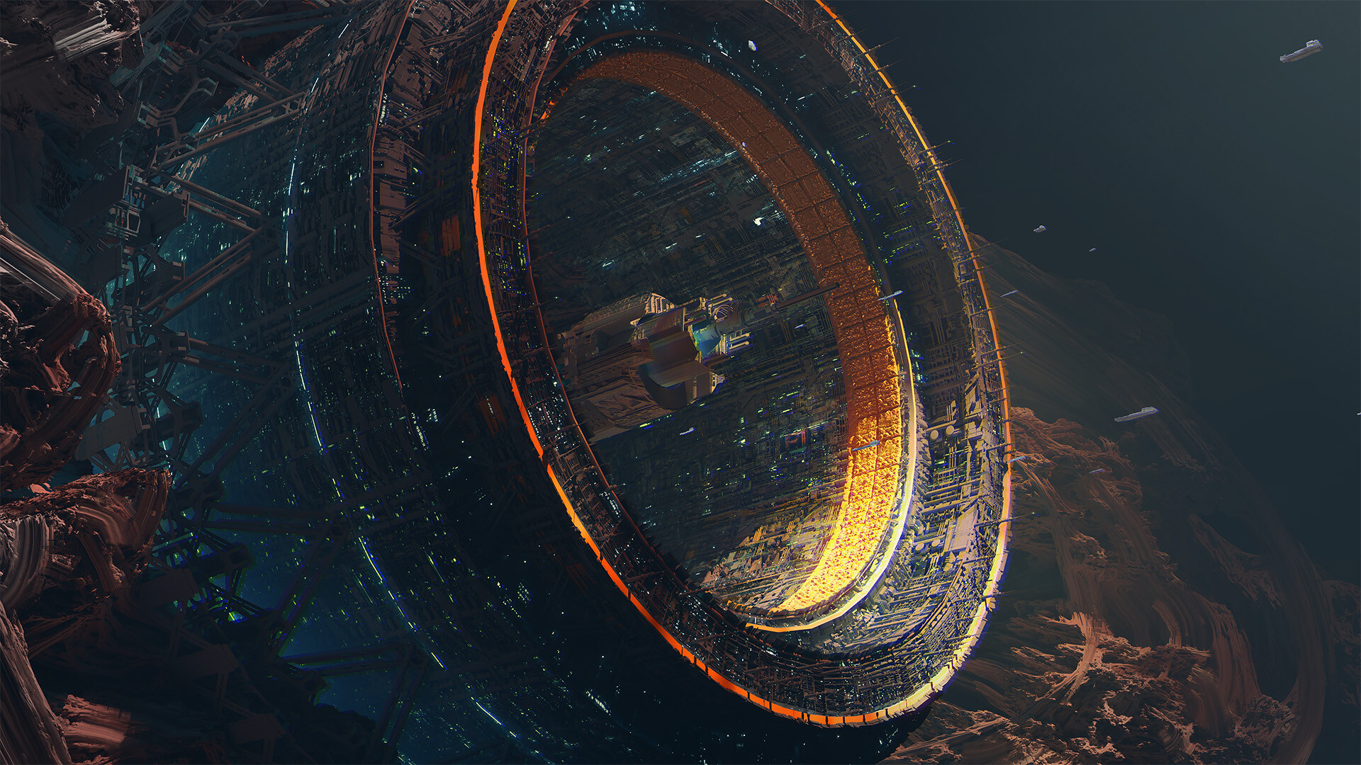 Download Sci Fi Spaceship Art