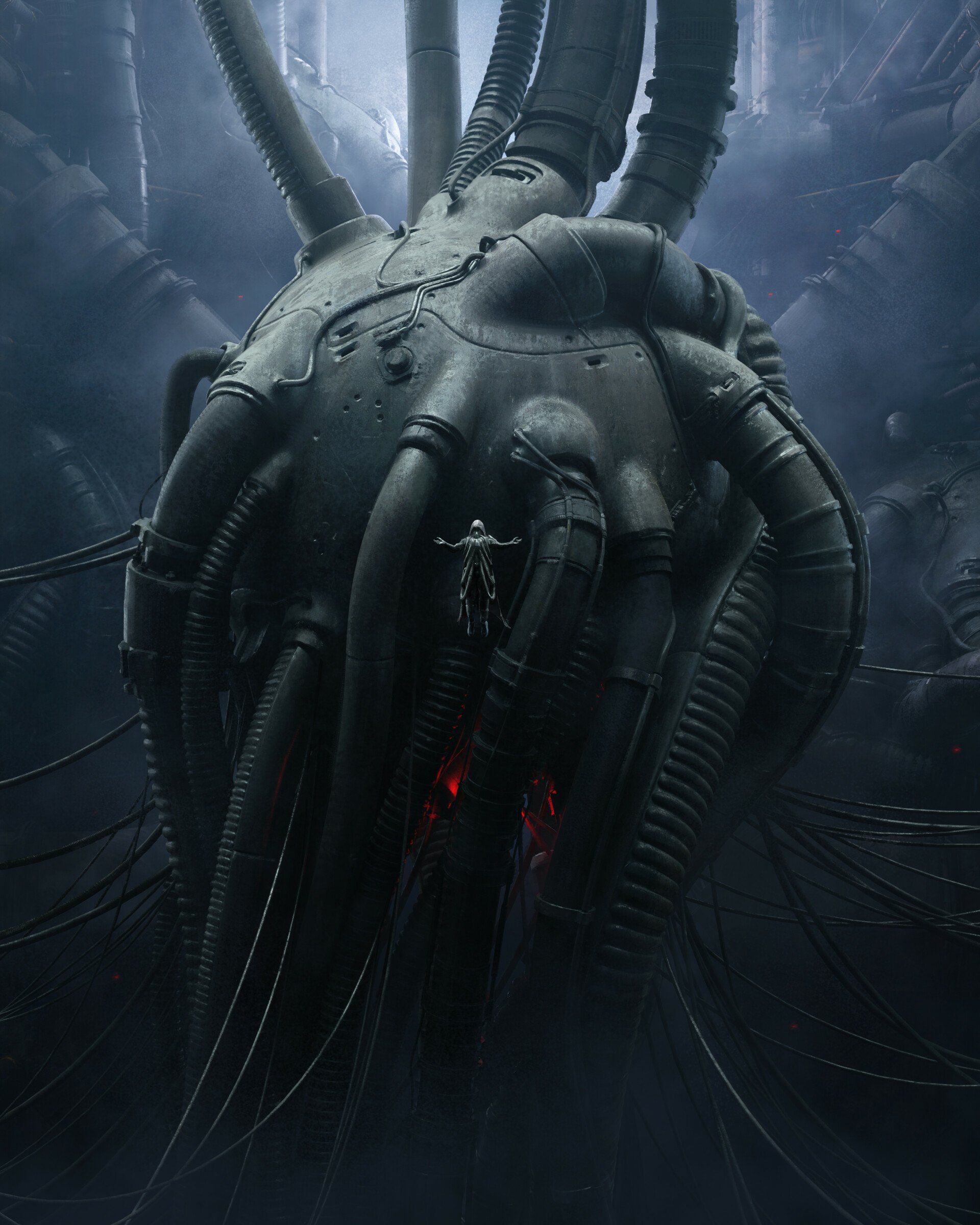 Download Sci Fi Machine Cyberpunk Technology Surreal Art