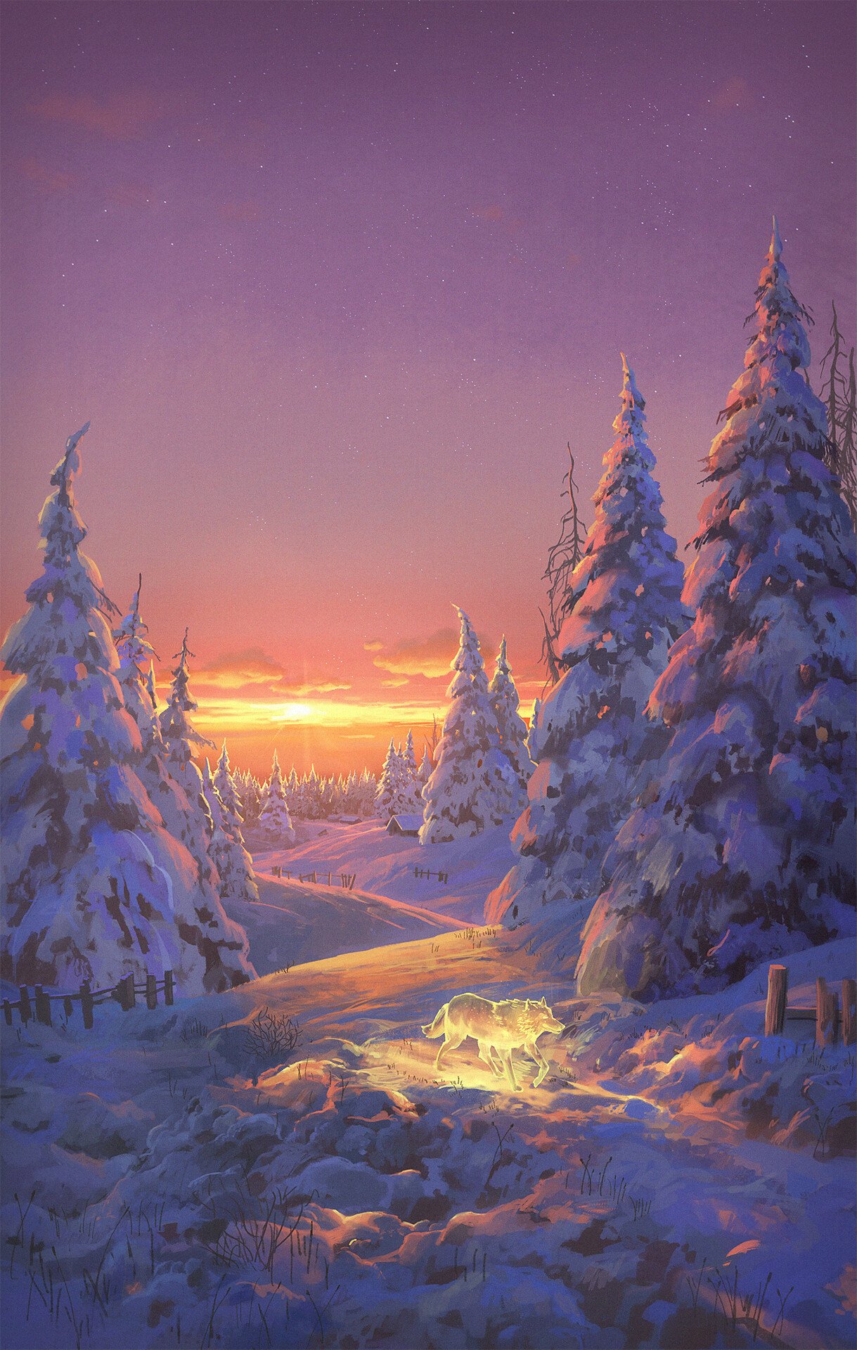 Download Artistic Winter Winter Landscape Snow Art