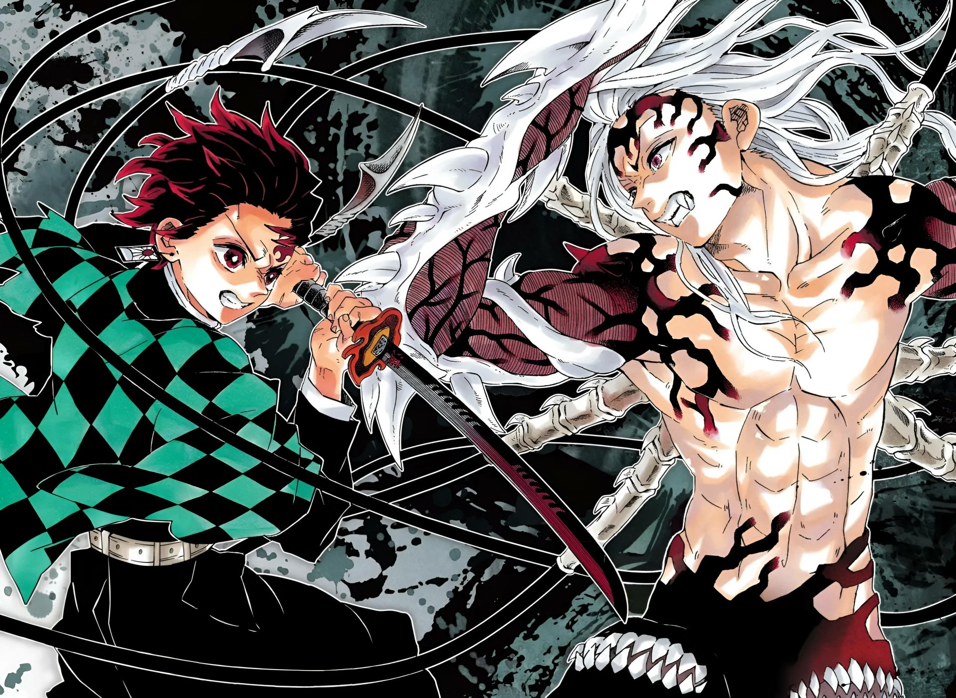 Anime - Kimetsu no Yaiba: Tanjiro vs Demon King by Puzzlingreptile123