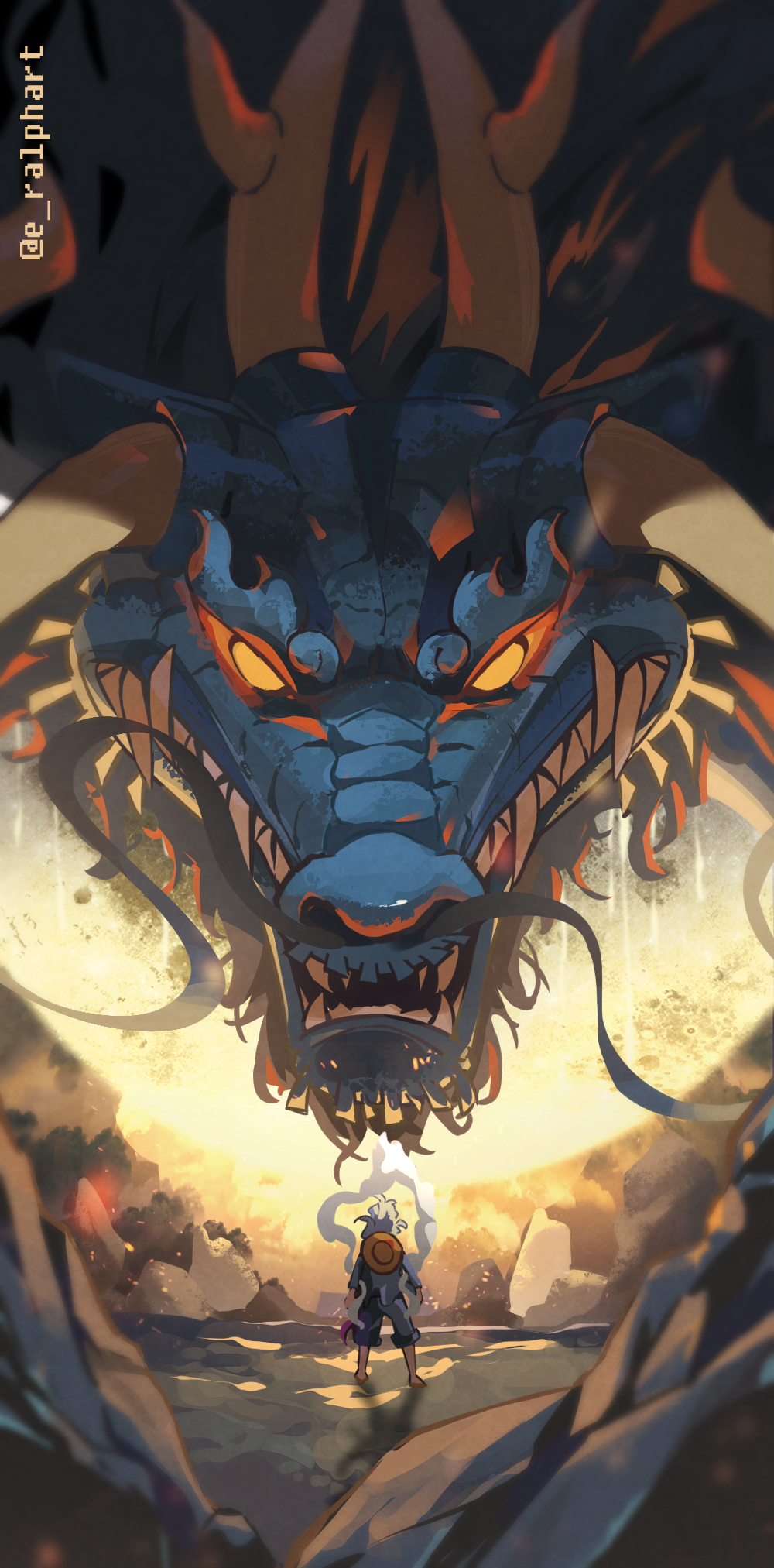 Luffy’s Gear 5 Showdown: Face to Face with Kaido’s Dragon Fury in One Piece