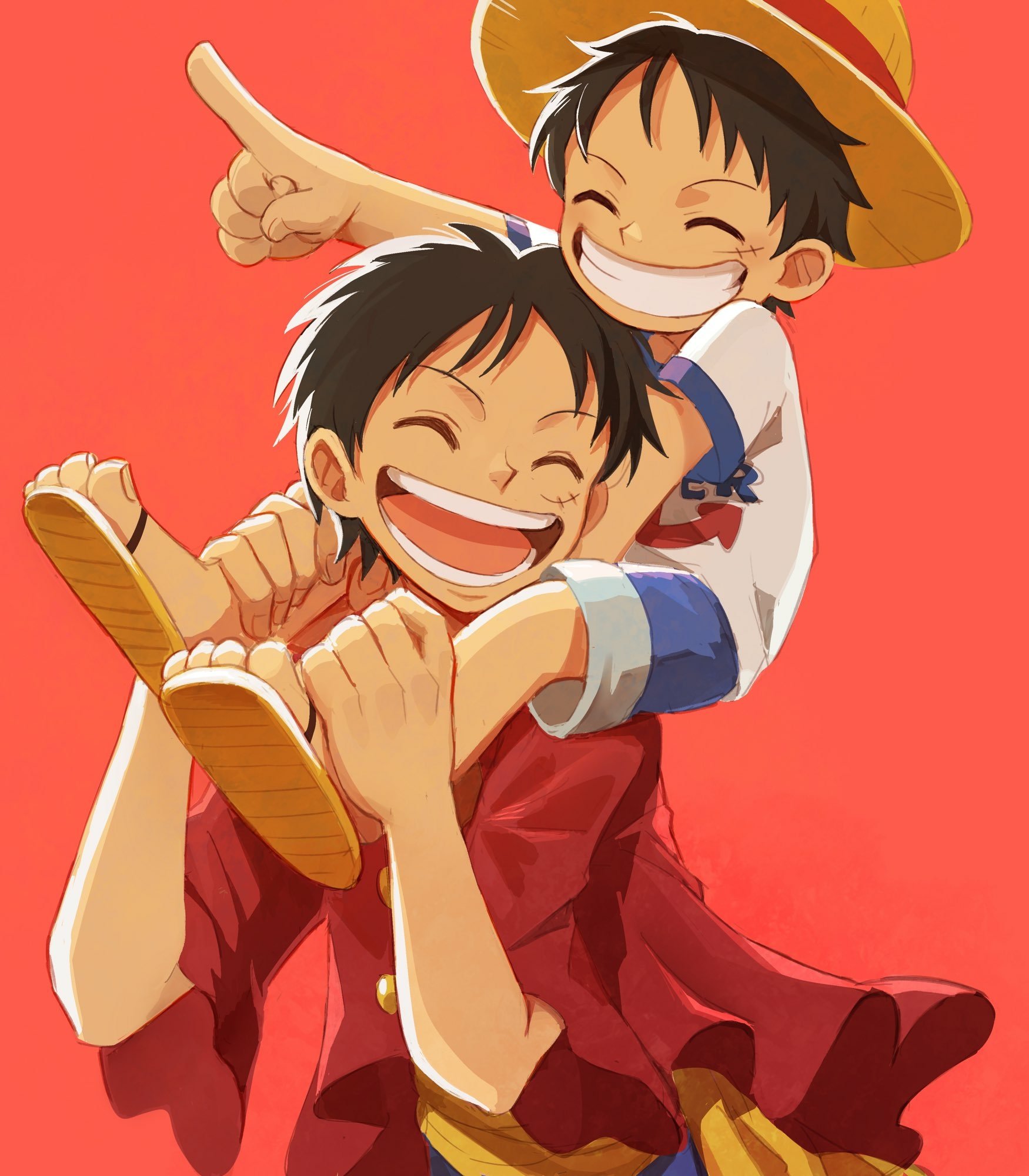 Monkey D. Luffy Smiles: Iconic One Piece Anime Moments