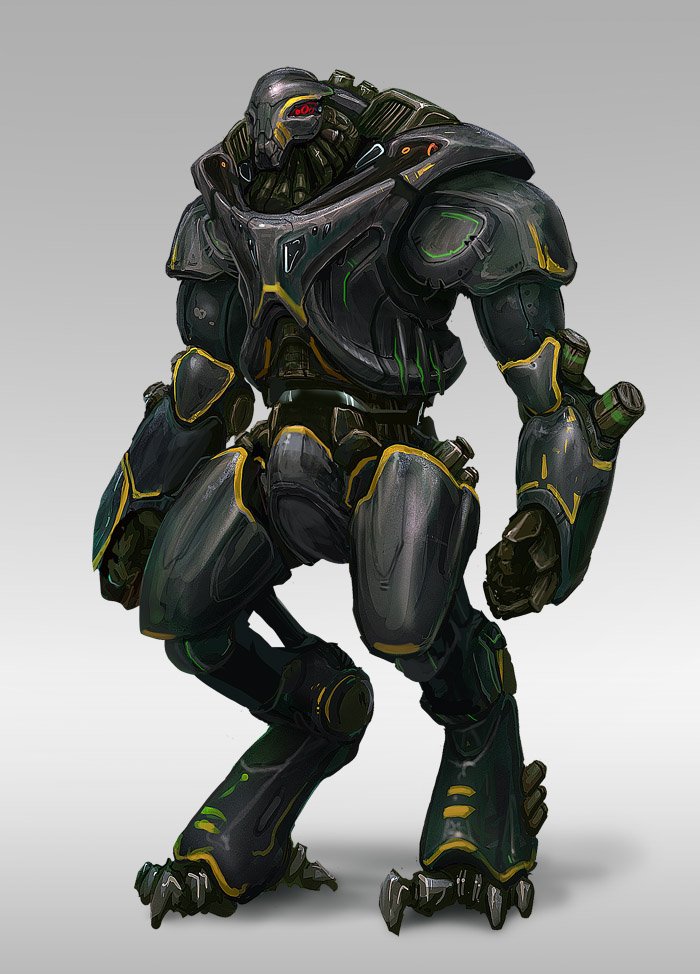 Download Alien Sci Fi Robot Mech Futuristic Art