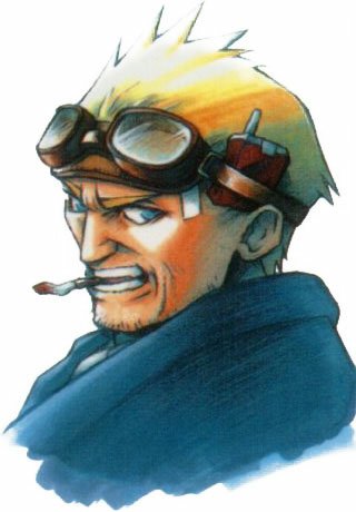 Cid Highwind ~ Final Fantasy VII by Tetsuya Nomura
