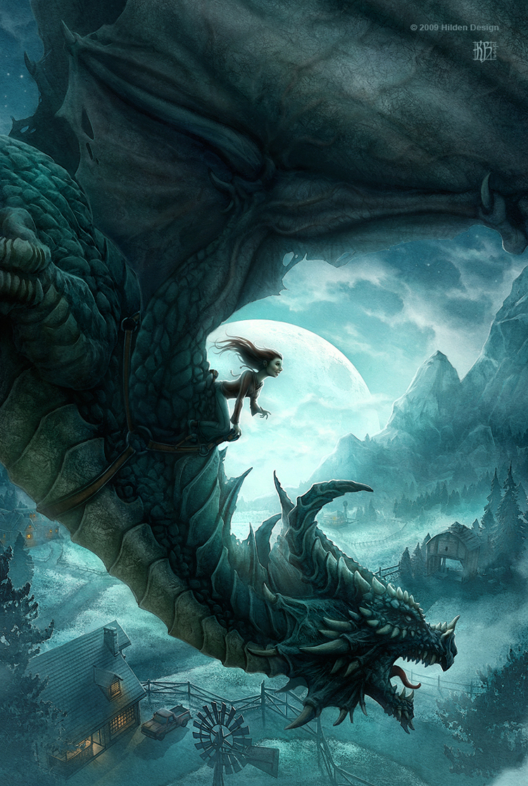 Moonlit Flight: The Dragon Rider’s Fantasy Quest