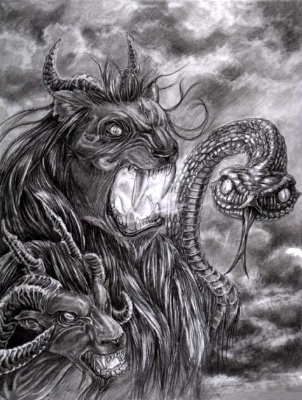 Mythic Shadows: Fierce Beasts in Artistic Ink