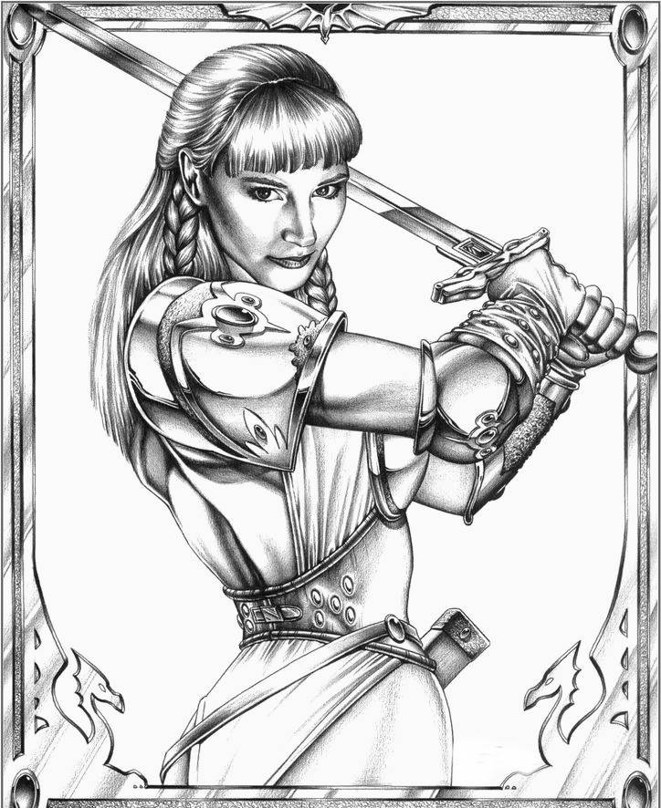 Warrior’s Grace: Artistic Swordmaster Drawing