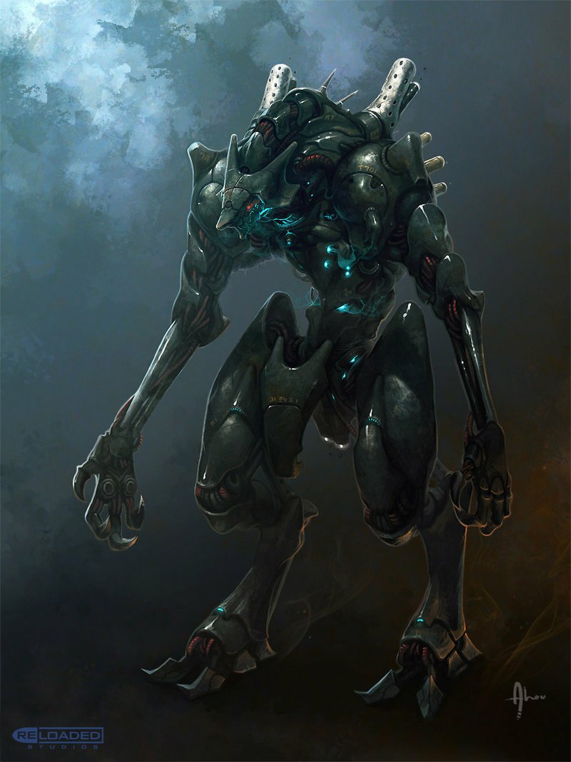 Futuristic Alien Mech: The Sci-Fi Robotic Sentinel