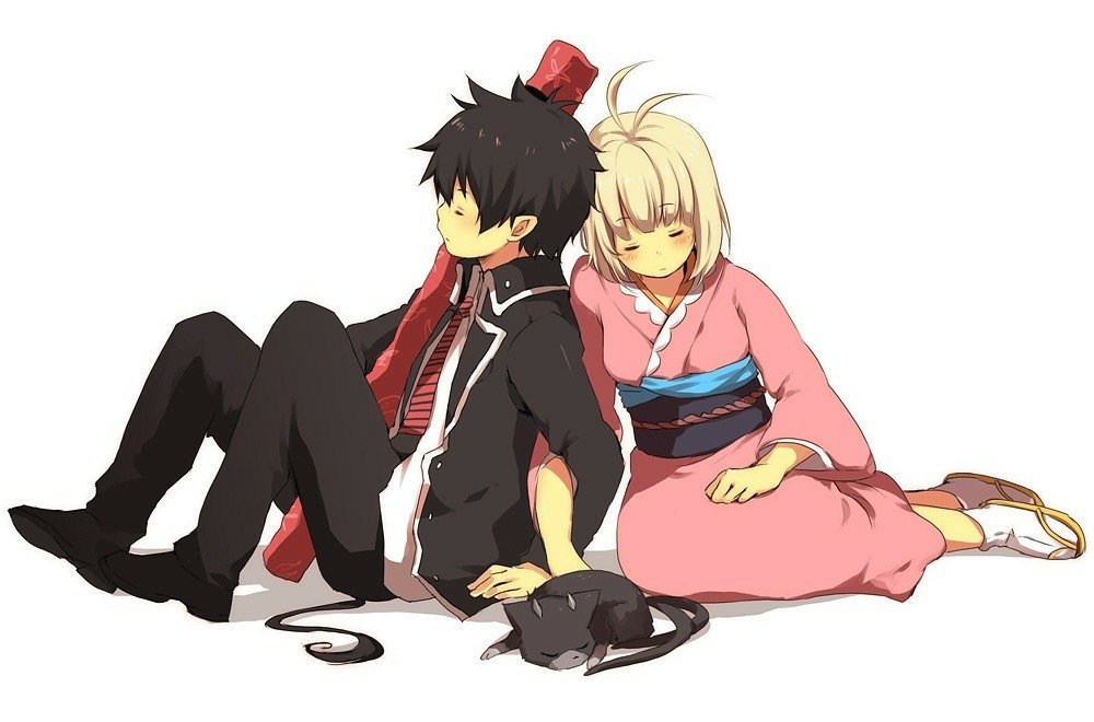 Blue Exorcist — Rin & Shiemi: Quiet Moments