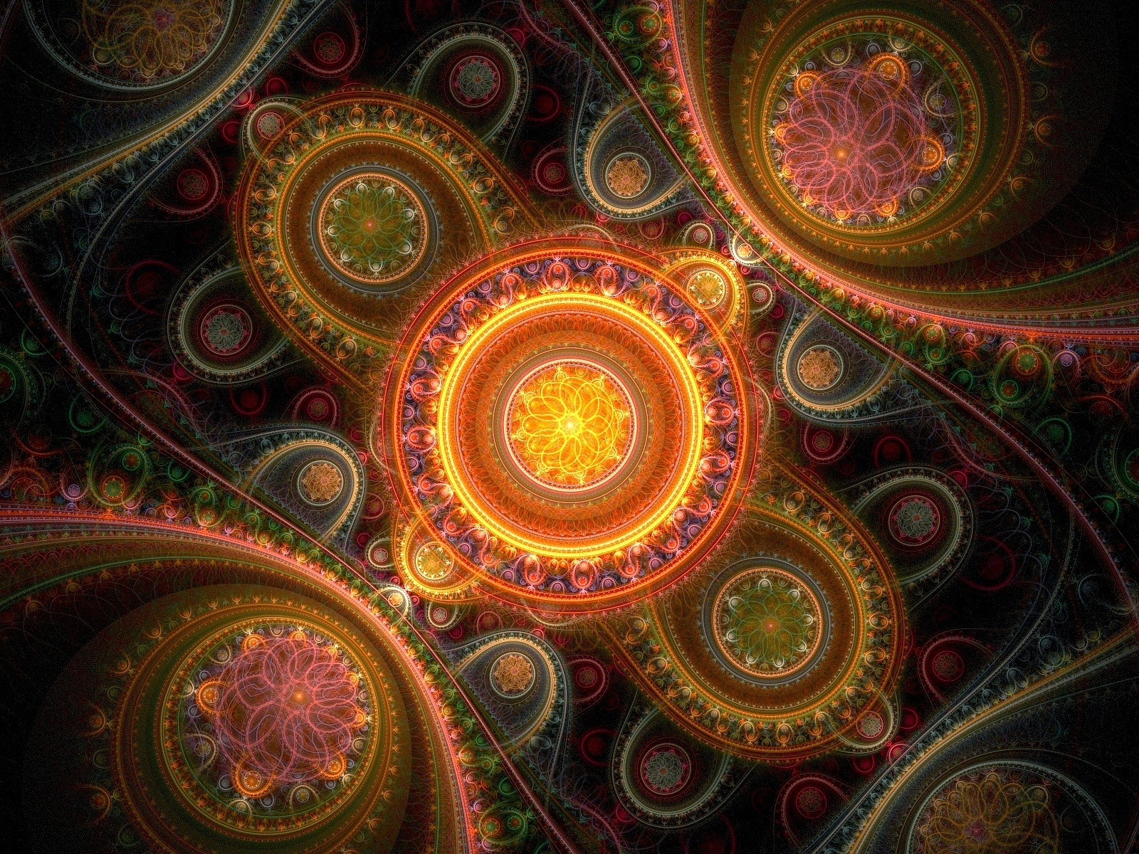 Radiant Fractals: A Journey Through Digital Art