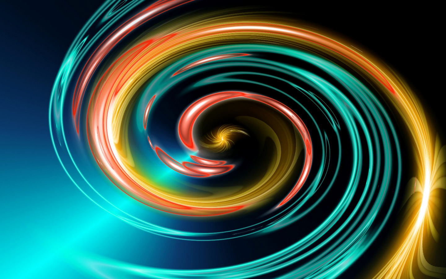 Vibrant Whirl: A Journey Through Digital Art