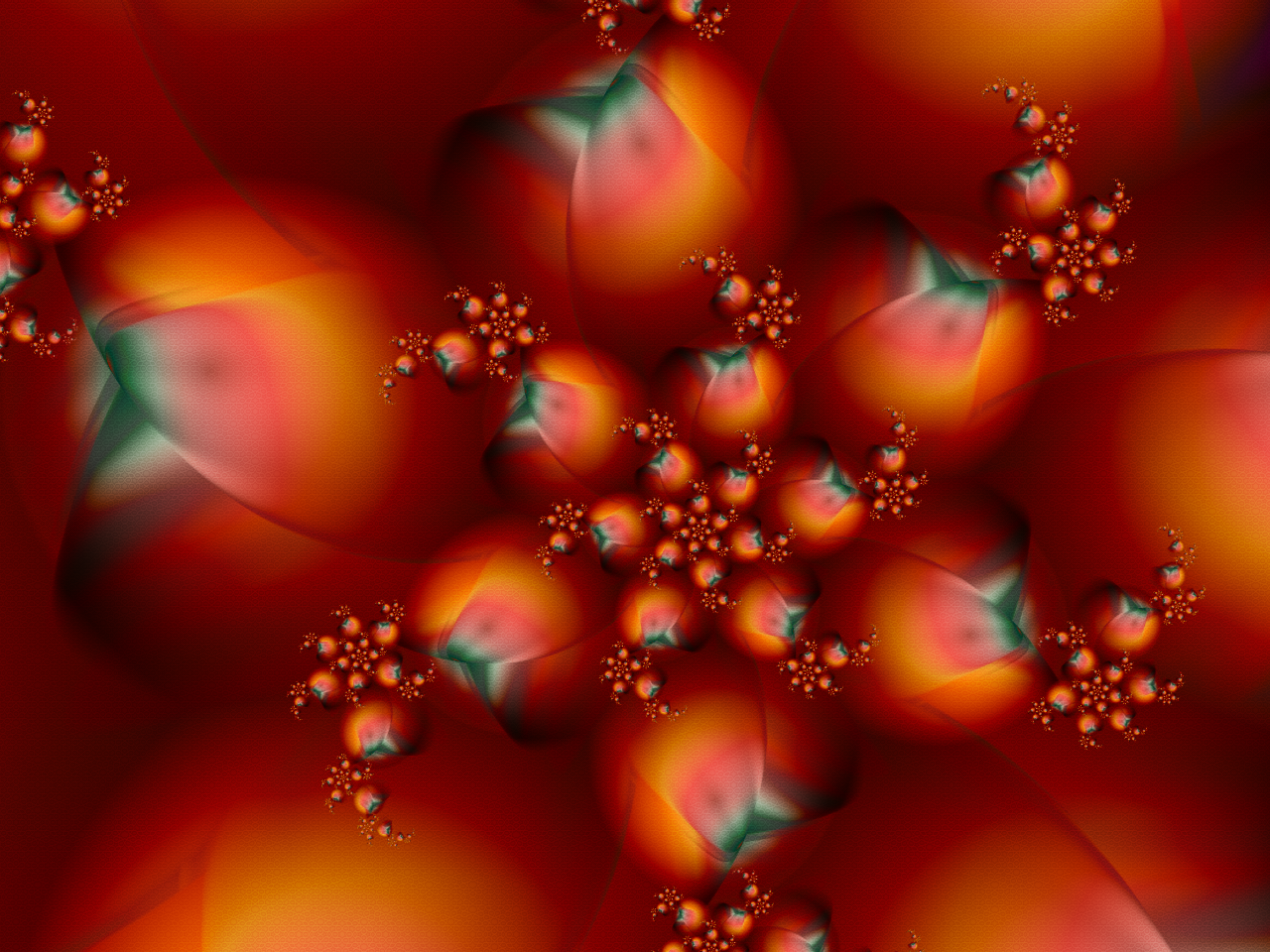 Vibrant Fractal Harmony: A Digital Art Exploration