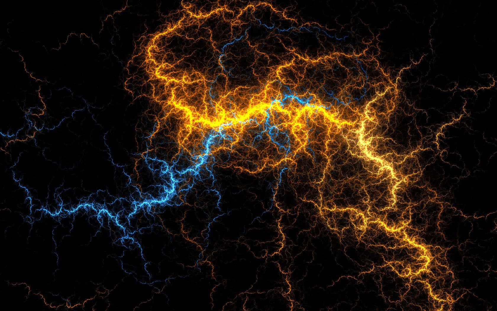 Yellow Electricity Wallpaper