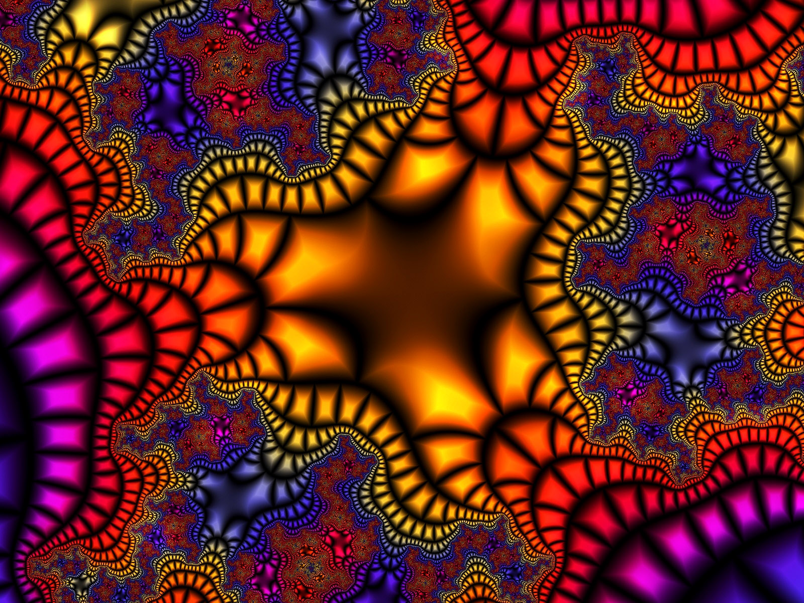 Vibrant Whirls: A Journey Through Digital Art