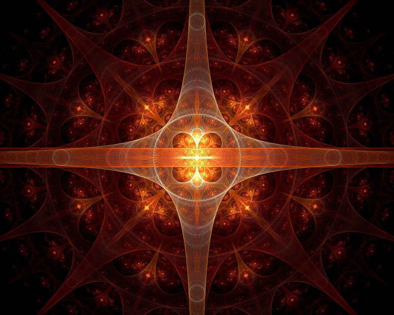 Radiant Fractal Symphony