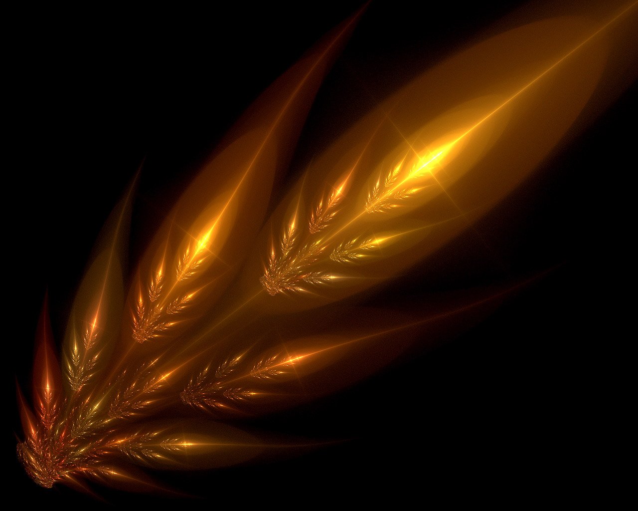 Golden Flames Art - ID: 26255