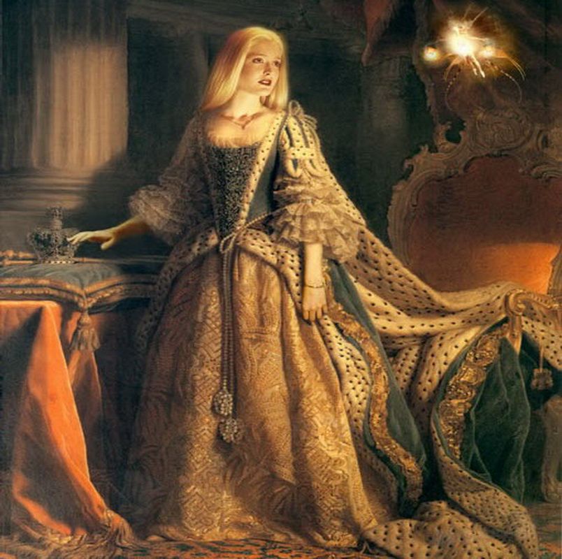 Enchanting Elegance: A Fantasy Woman's Tale