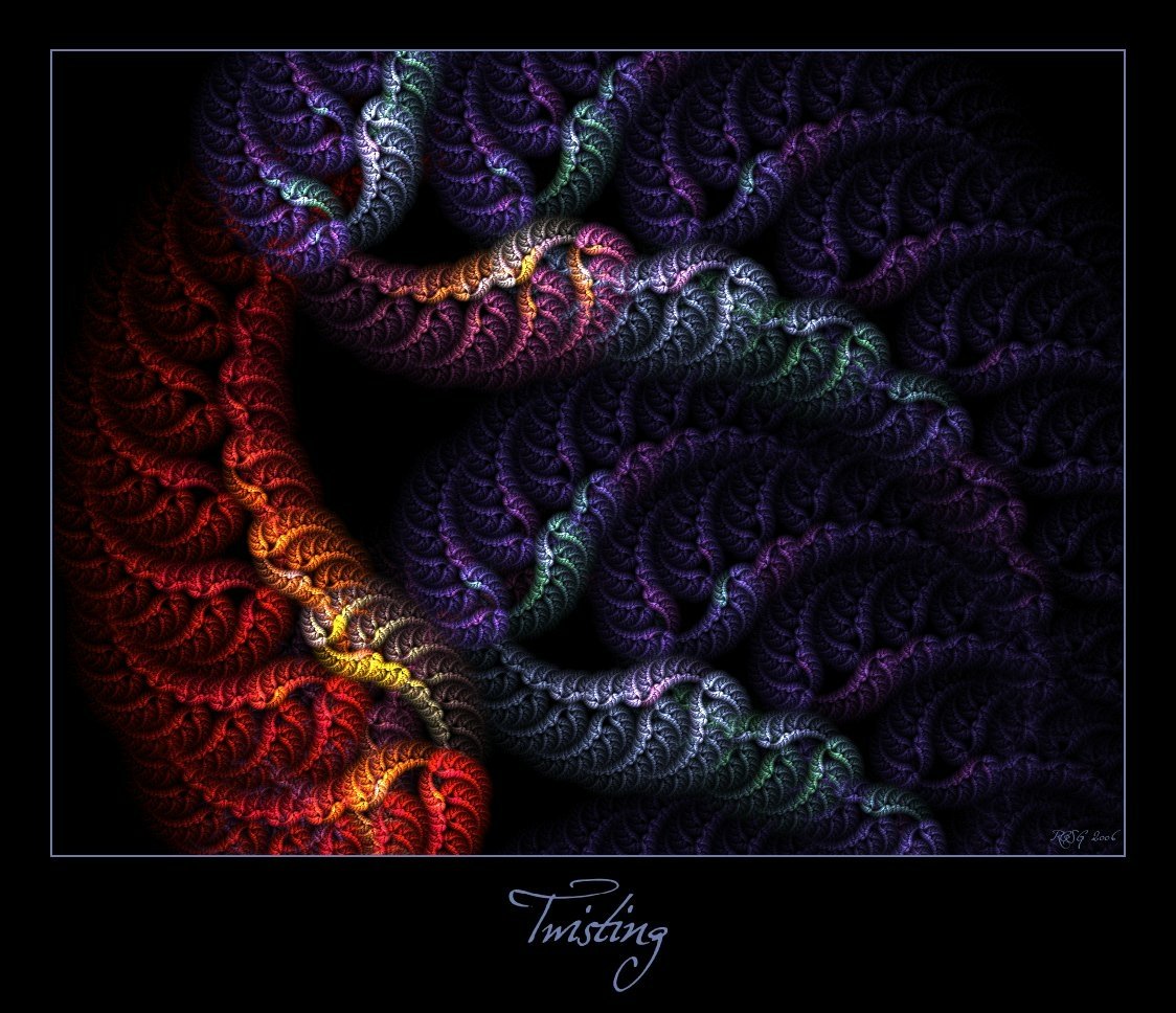 Twisting Abstractions: A Fractal Journey
