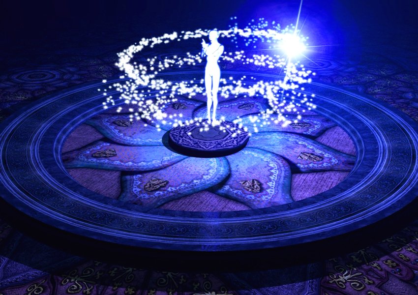 Enchanted Dance of Magic in a Fantasy Realm